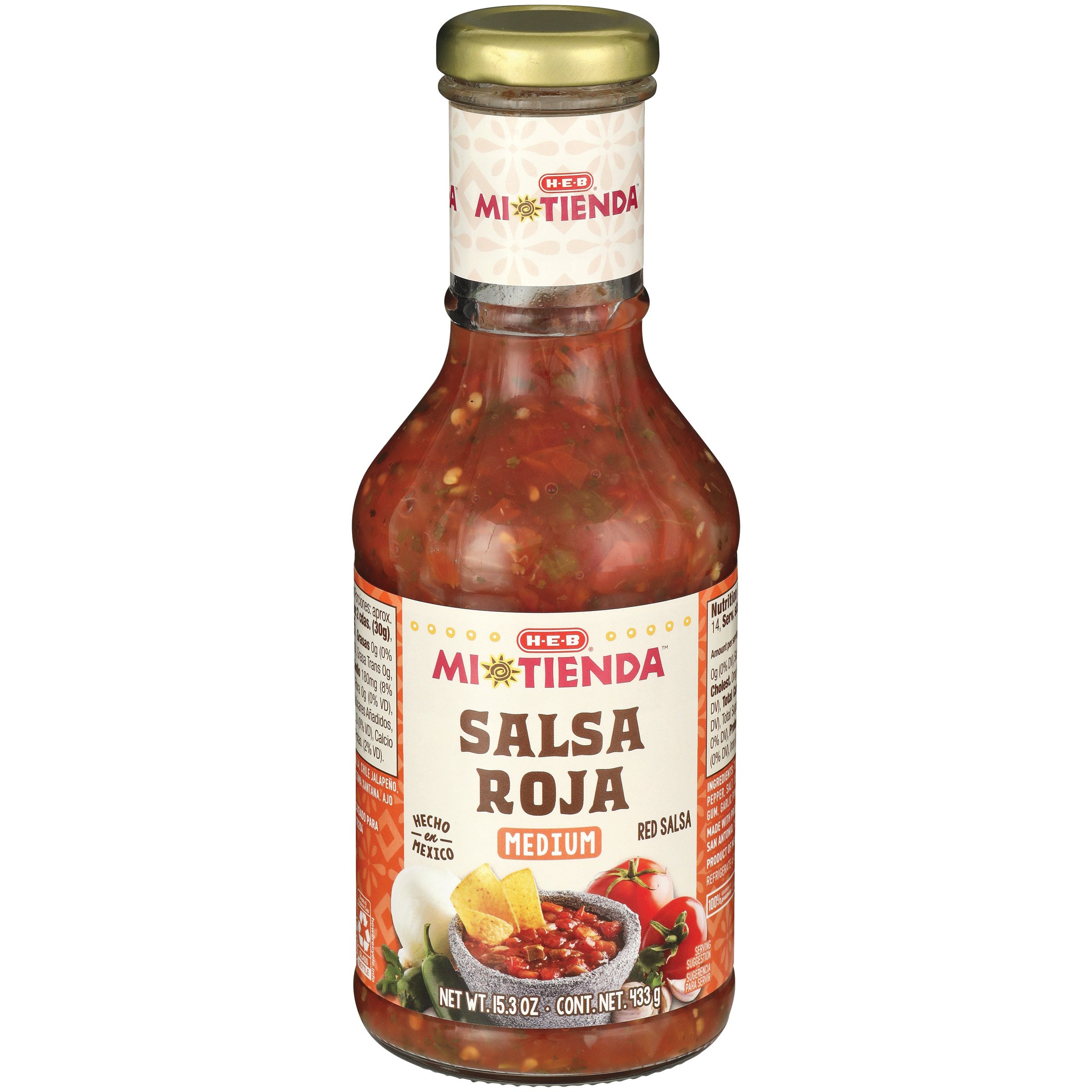 H-E-B Mi Tienda Salsa Roja – Medium - Shop Salsa & dip at H-E-B