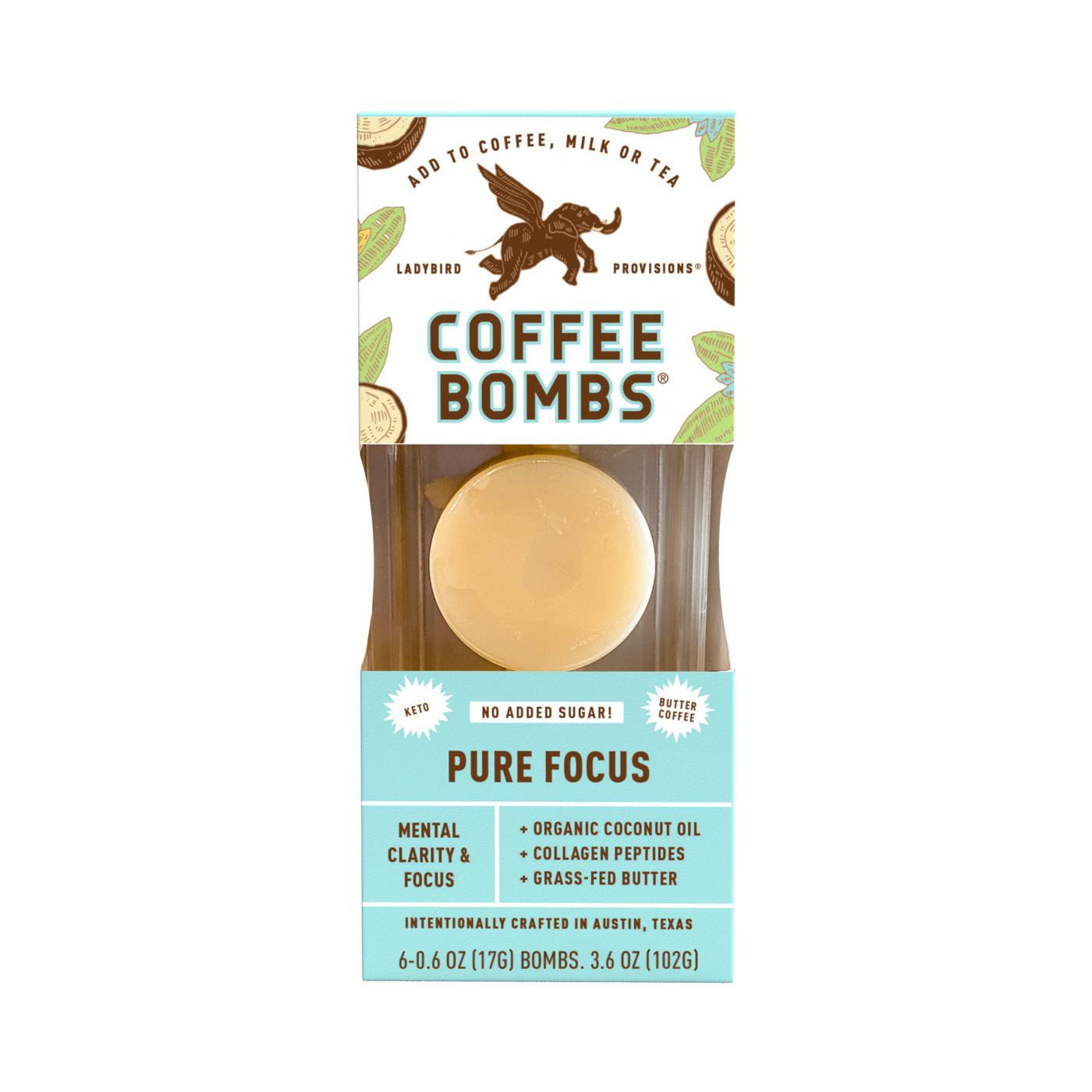 Ladybird Provisions Pure Focus Coffee Bombs - Shop Coffee creamer at H-E-B
