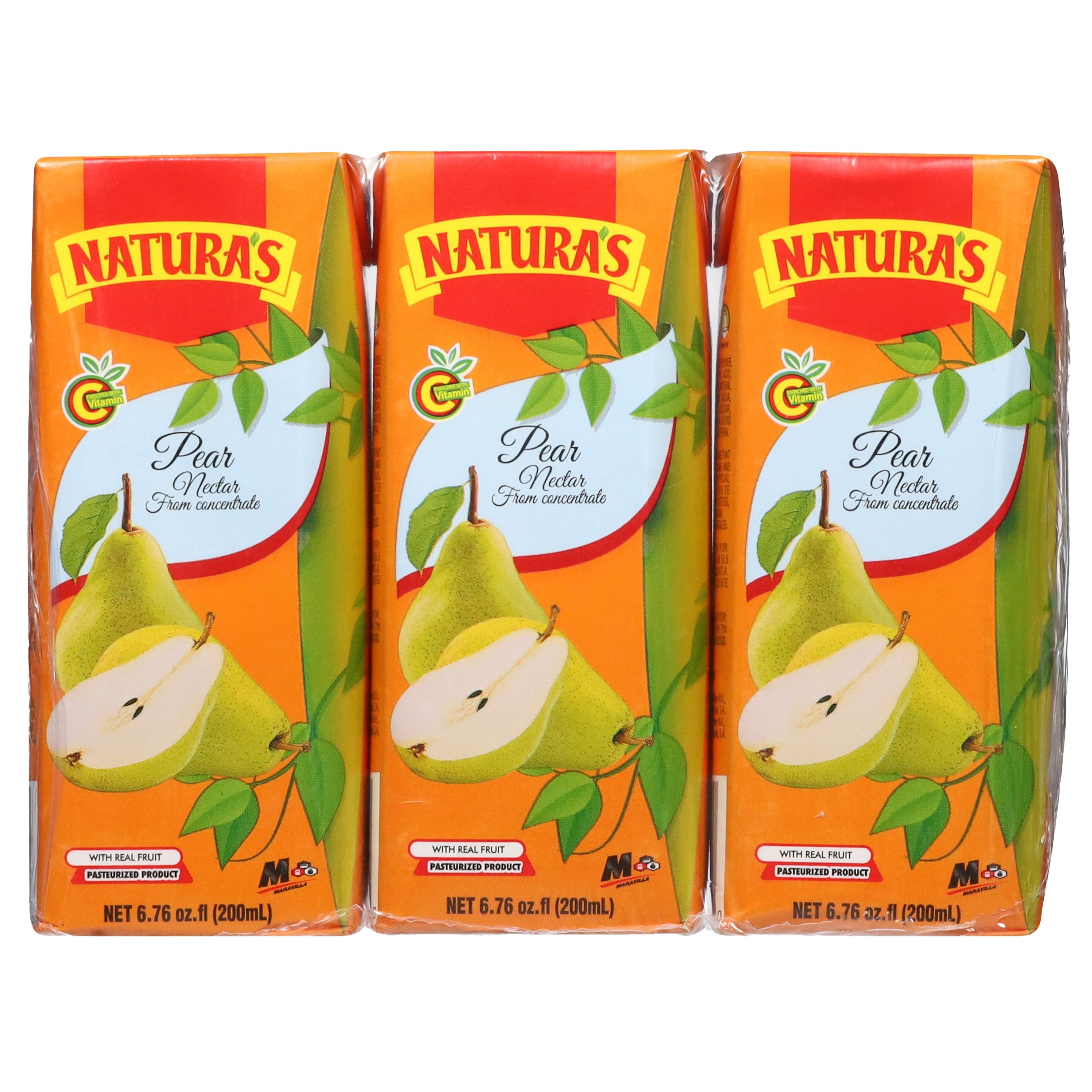 Natura's Pear Nectar 3 pk Juice Boxes - Shop Juice at H-E-B