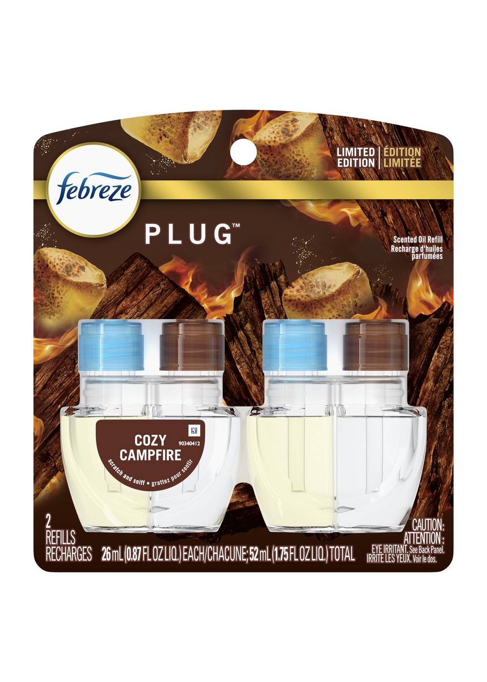 Febreze Plug Cozy Campfire Scented Oil Refill - Shop Air fresheners at ...