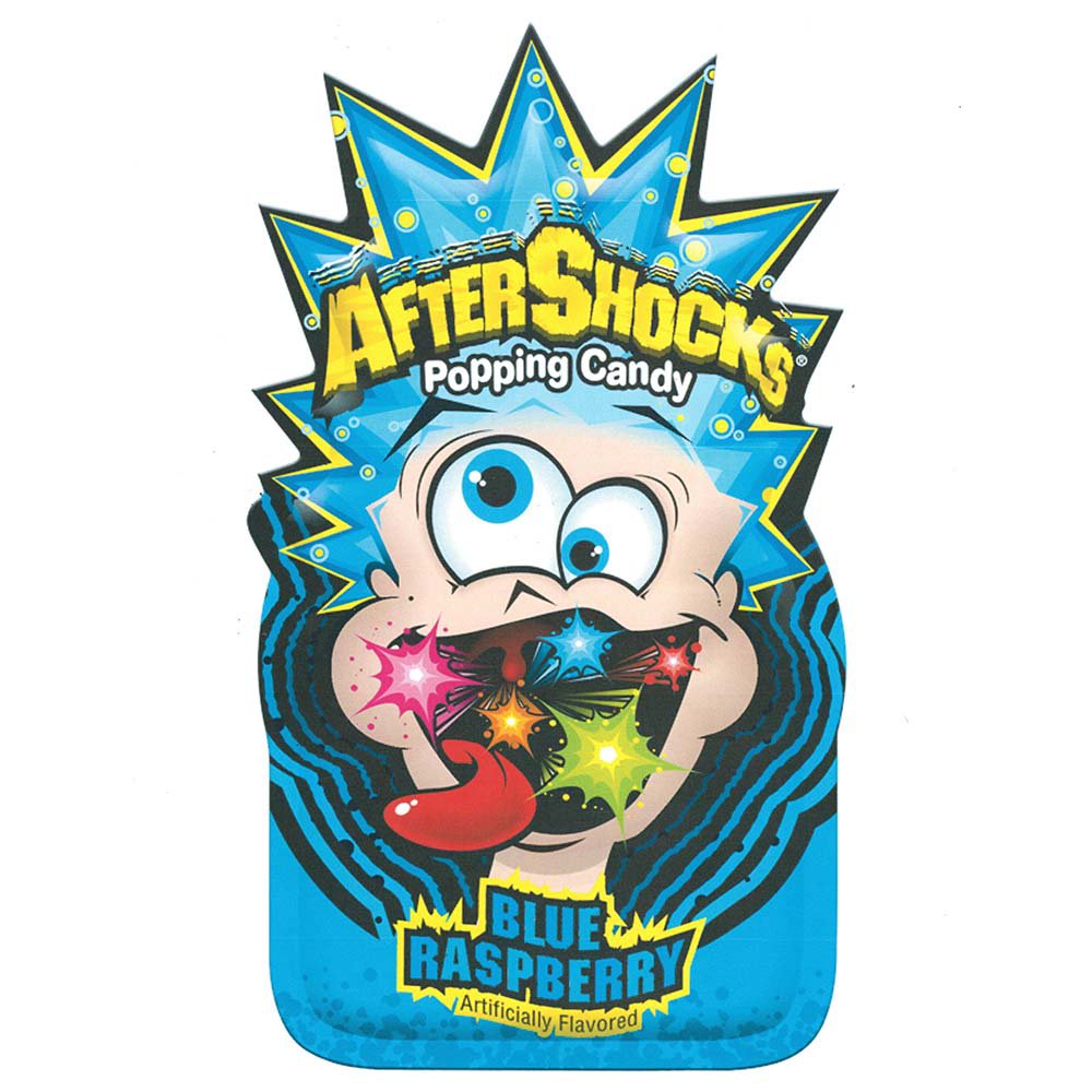 Aftershocks Blue Raspberry Popping Candy - Shop Candy at H-E-B