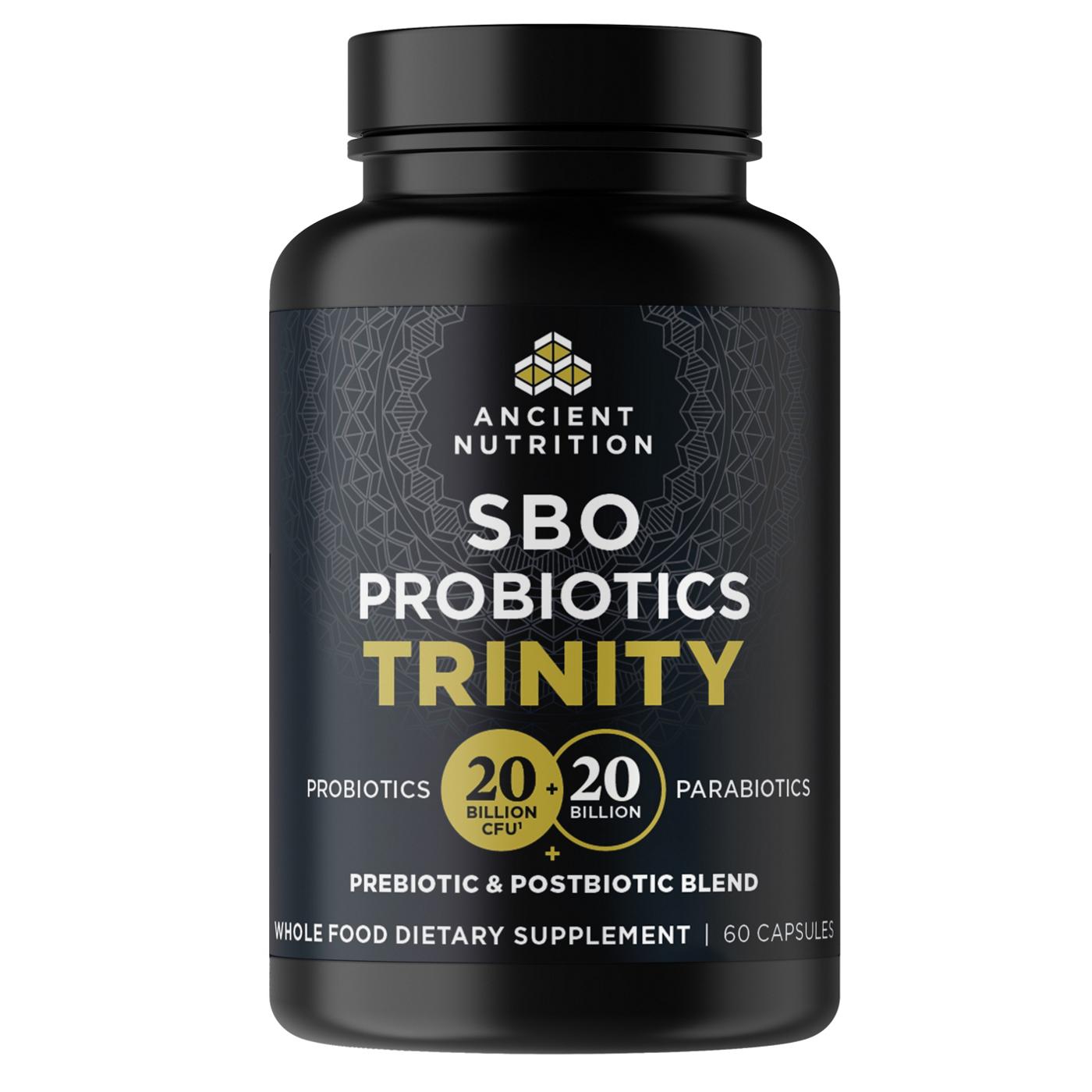 Ancient Nutrition SBO Probiotics Trinity Capsules - Shop Diet & fitness ...