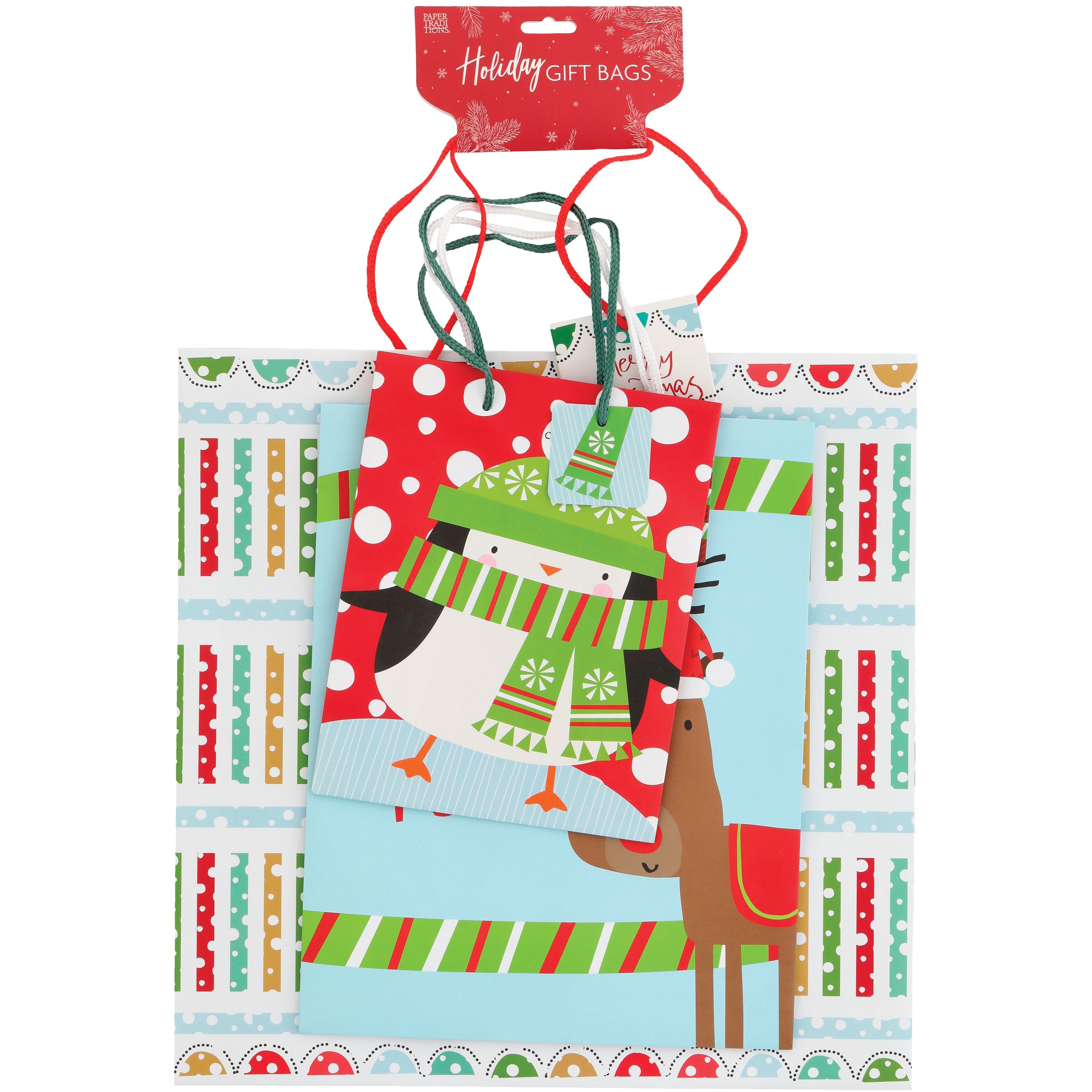 Paper Images Holiday Gift Bag Set - Shop Gift wrap at H-E-B