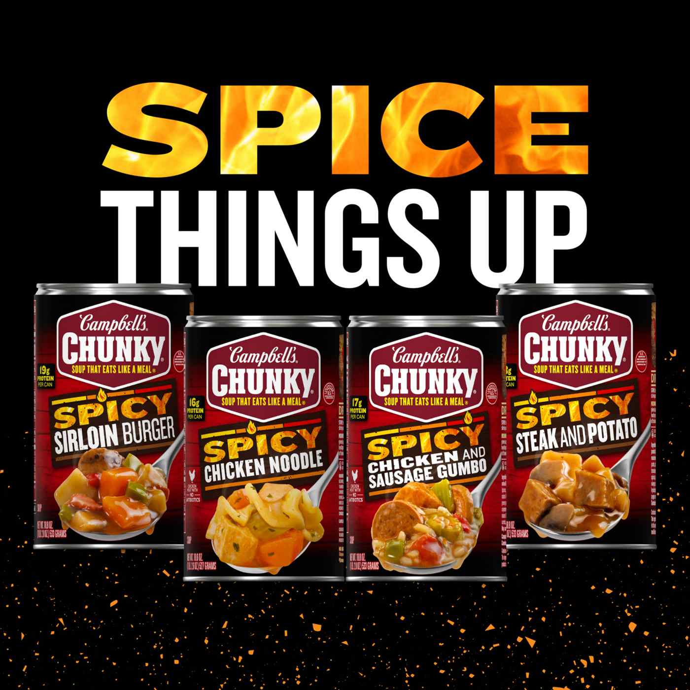 Campbell's Chunky Ghost Pepper Chicken Noodle Soup - Shop Soups & chili ...