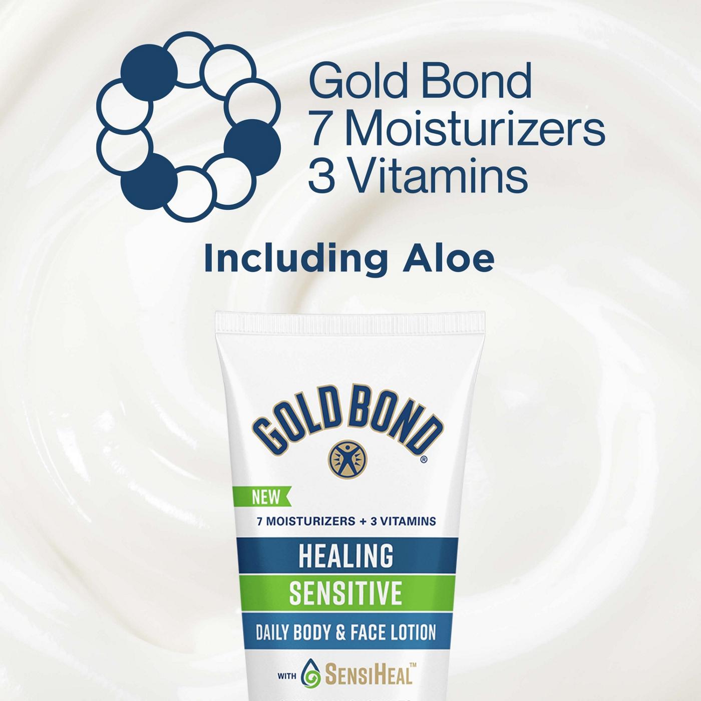 Gold Bond Healing Sensitive Daily Body & Face Lotion - Shop Body lotion ...