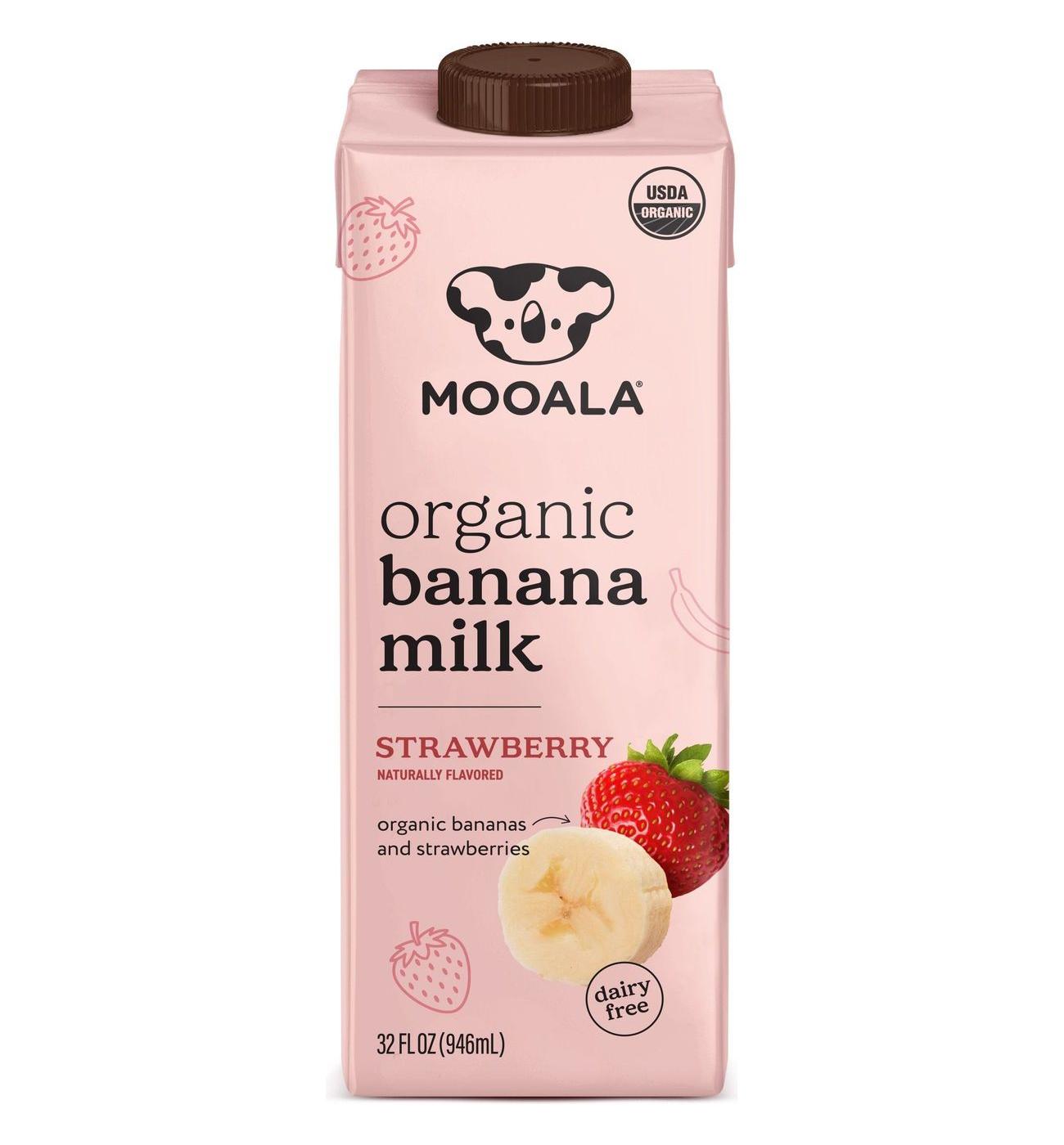Mooala Organic Strawberry Banana Milk - Shop Milk at H-E-B