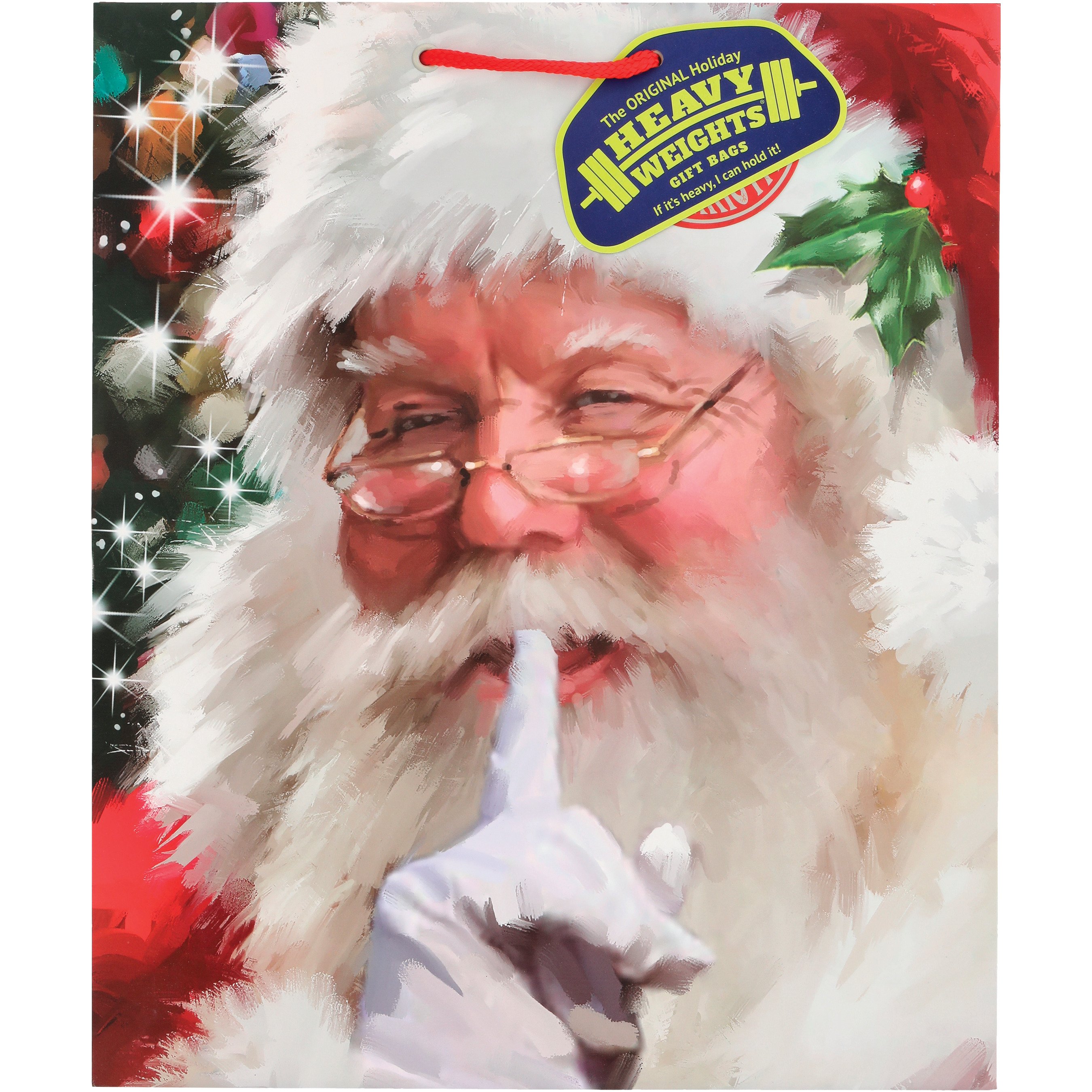Paper Images Santa Holiday Heavyweight Gift Bag - Shop Gift wrap at H-E-B