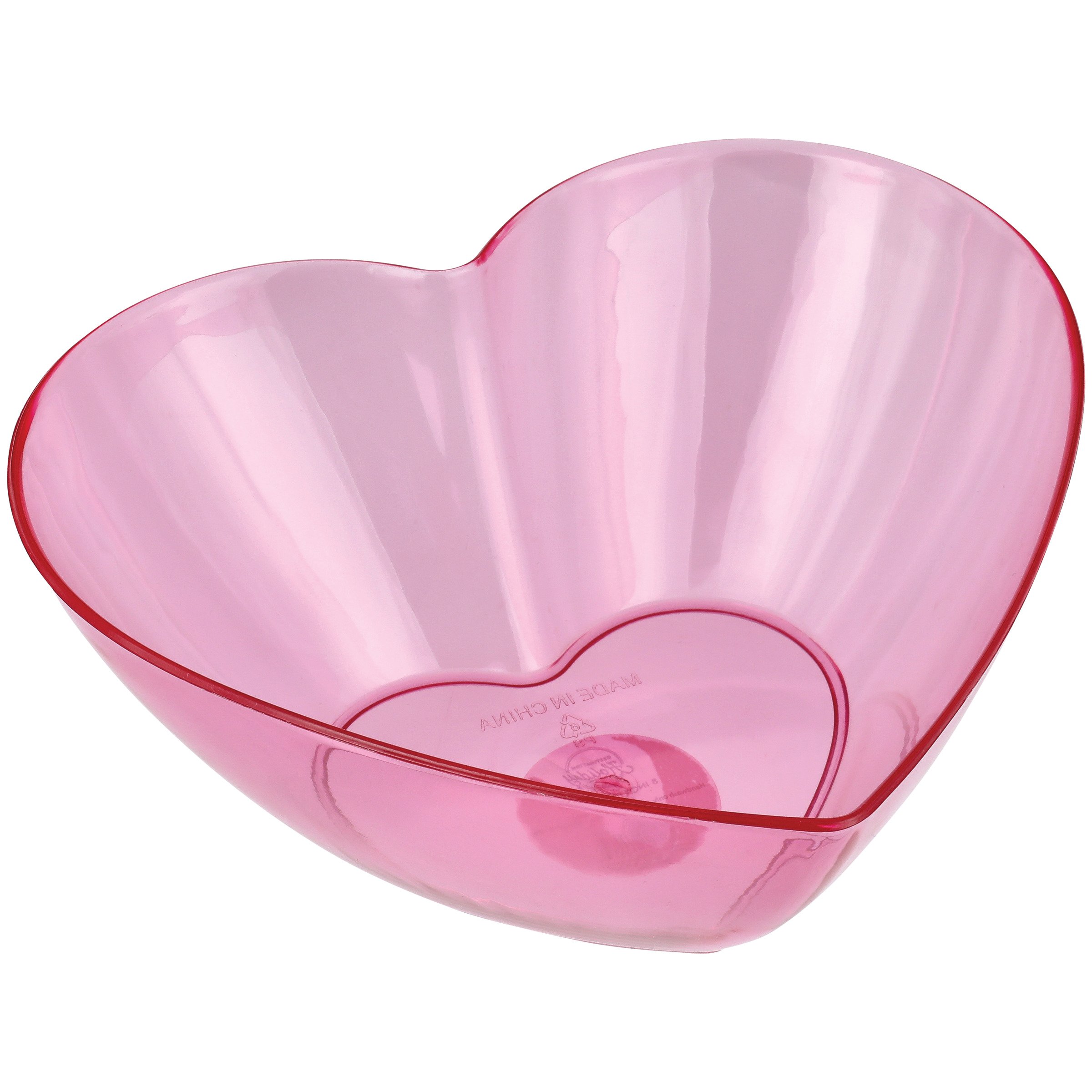 Destination Holiday Valentine's Day Plastic Heart Bowl - Pink - Shop ...