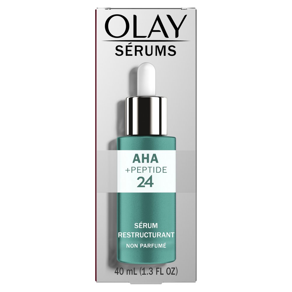 Olay Serums AHA + Peptide 24 - Shop Facial Masks & Treatments at H-E-B