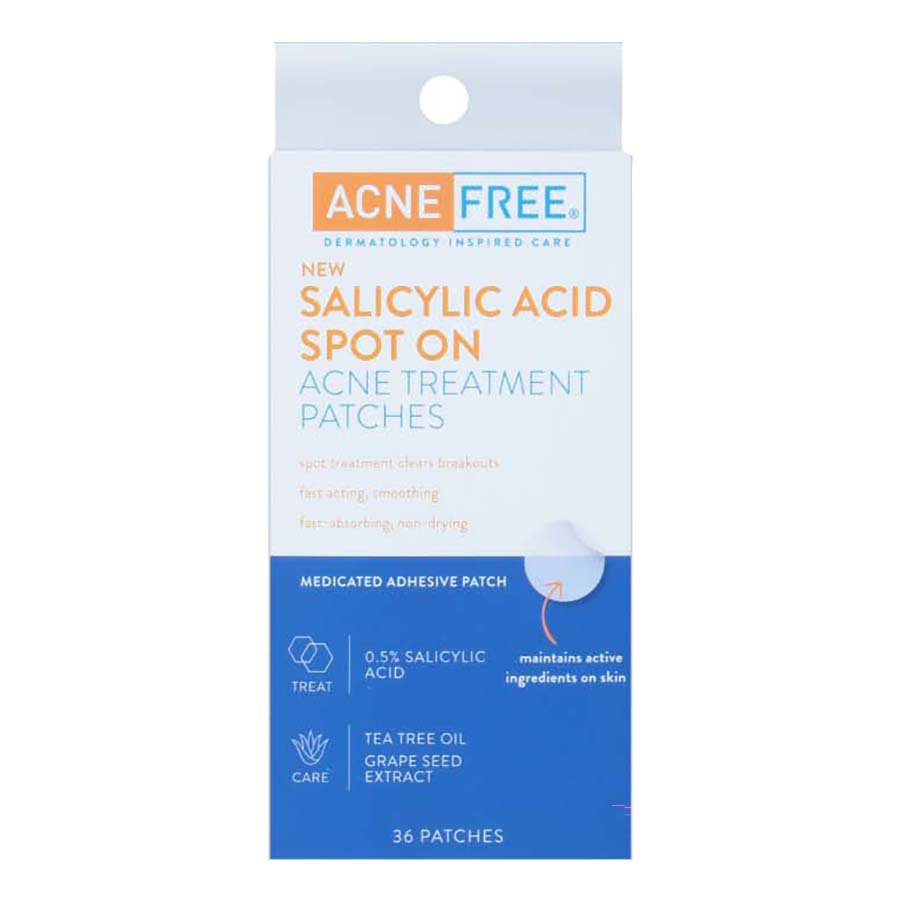 AcneFree Salicylic Acid Spot On Acne Treatment Patches - Shop Facial ...