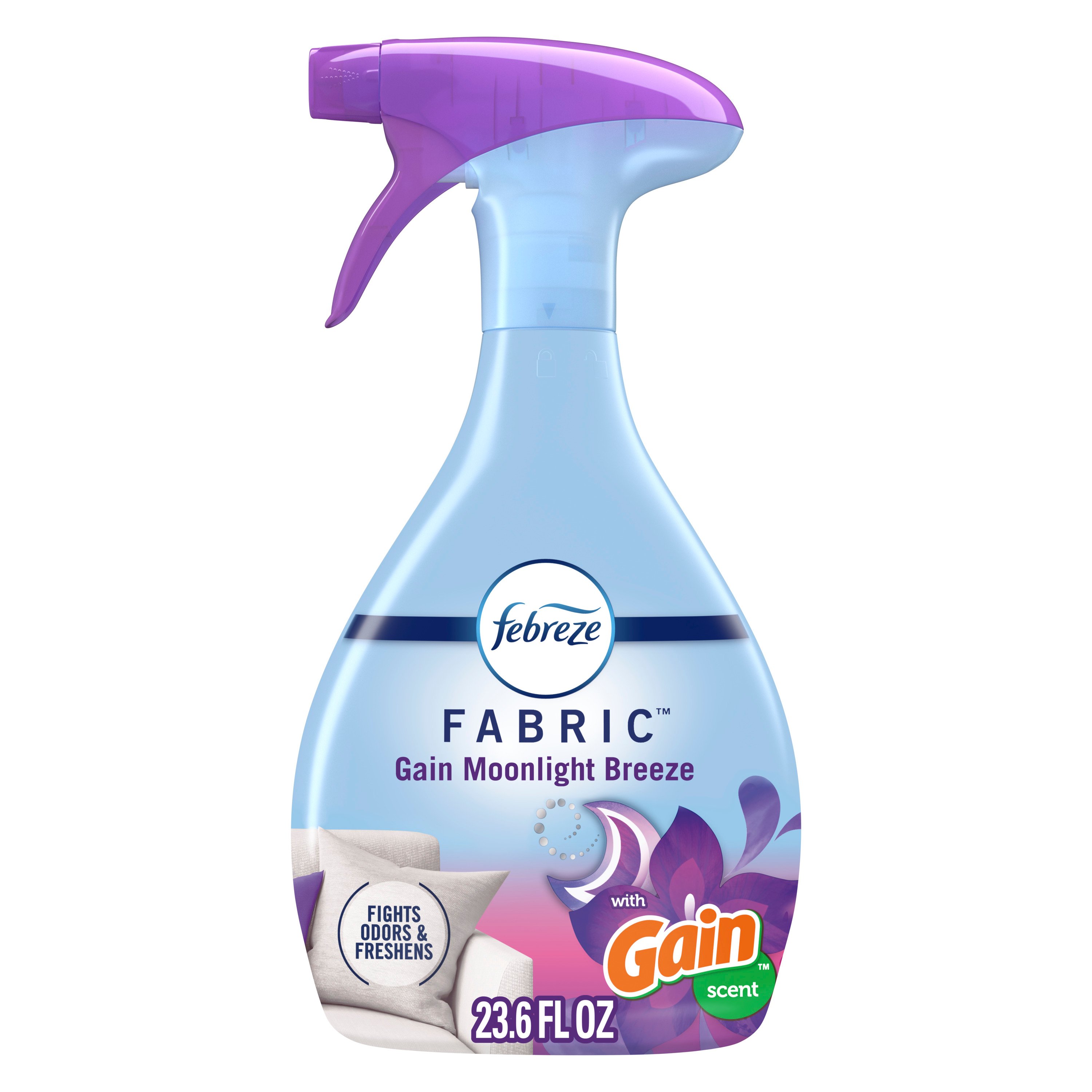 Febreze Fabric Refresher Spray - Moonlight Breeze with Gain Scent ...