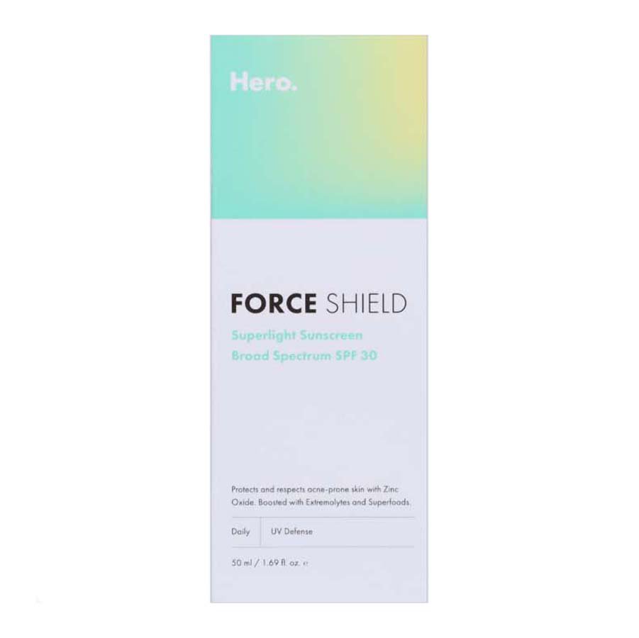 Hero Force Shield Superlight Sunscreen SPF 30 - Shop Facial moisturizer ...