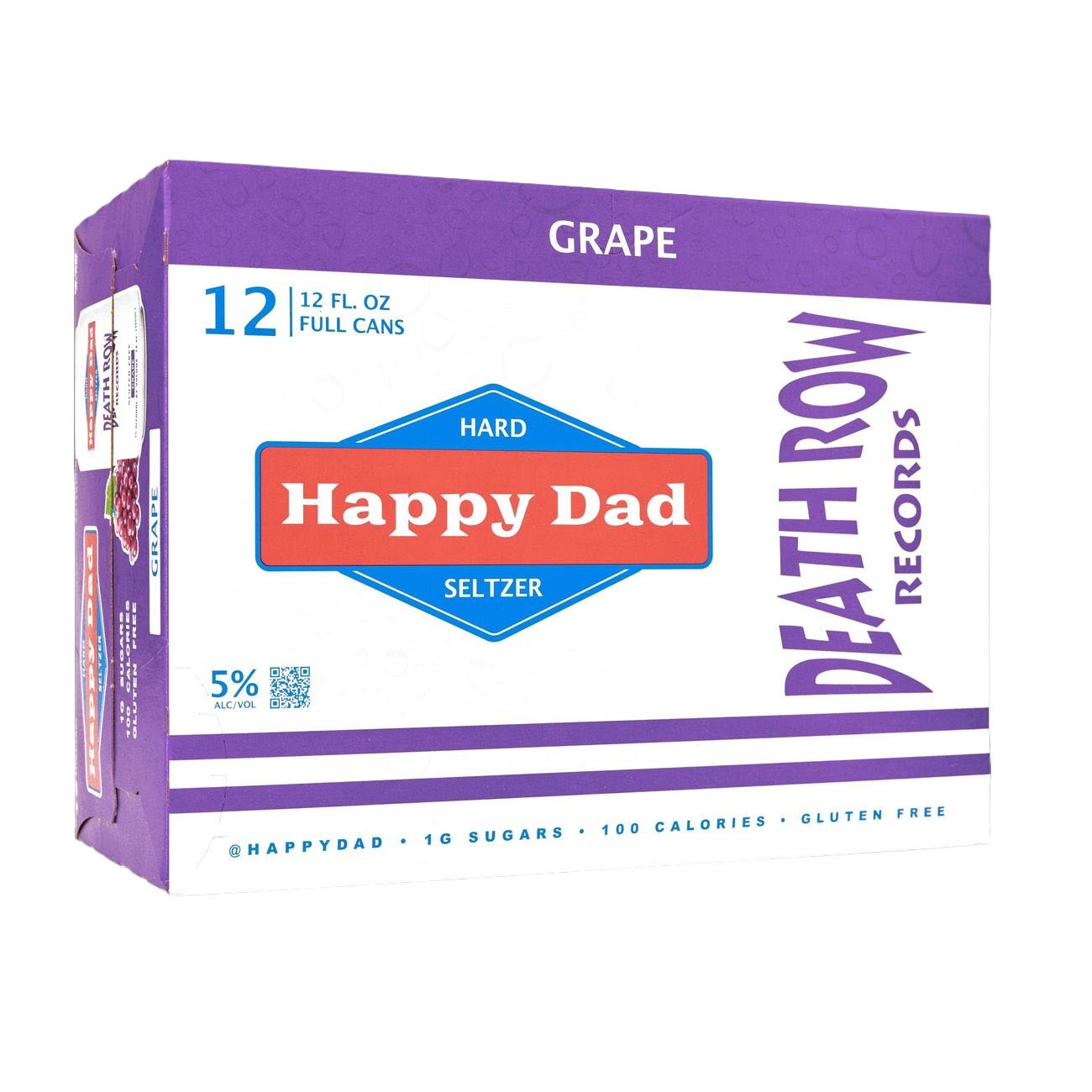 Happy Dad Death Row Records Grape Hard Seltzer 12 pk Cans - Shop Malt ...