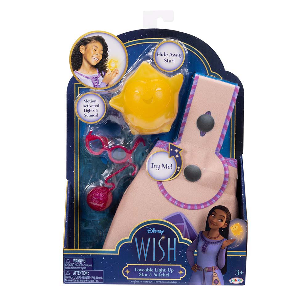Disney Wish Loveable Light-Up Star & Satchel - Shop Dress up & pretend ...