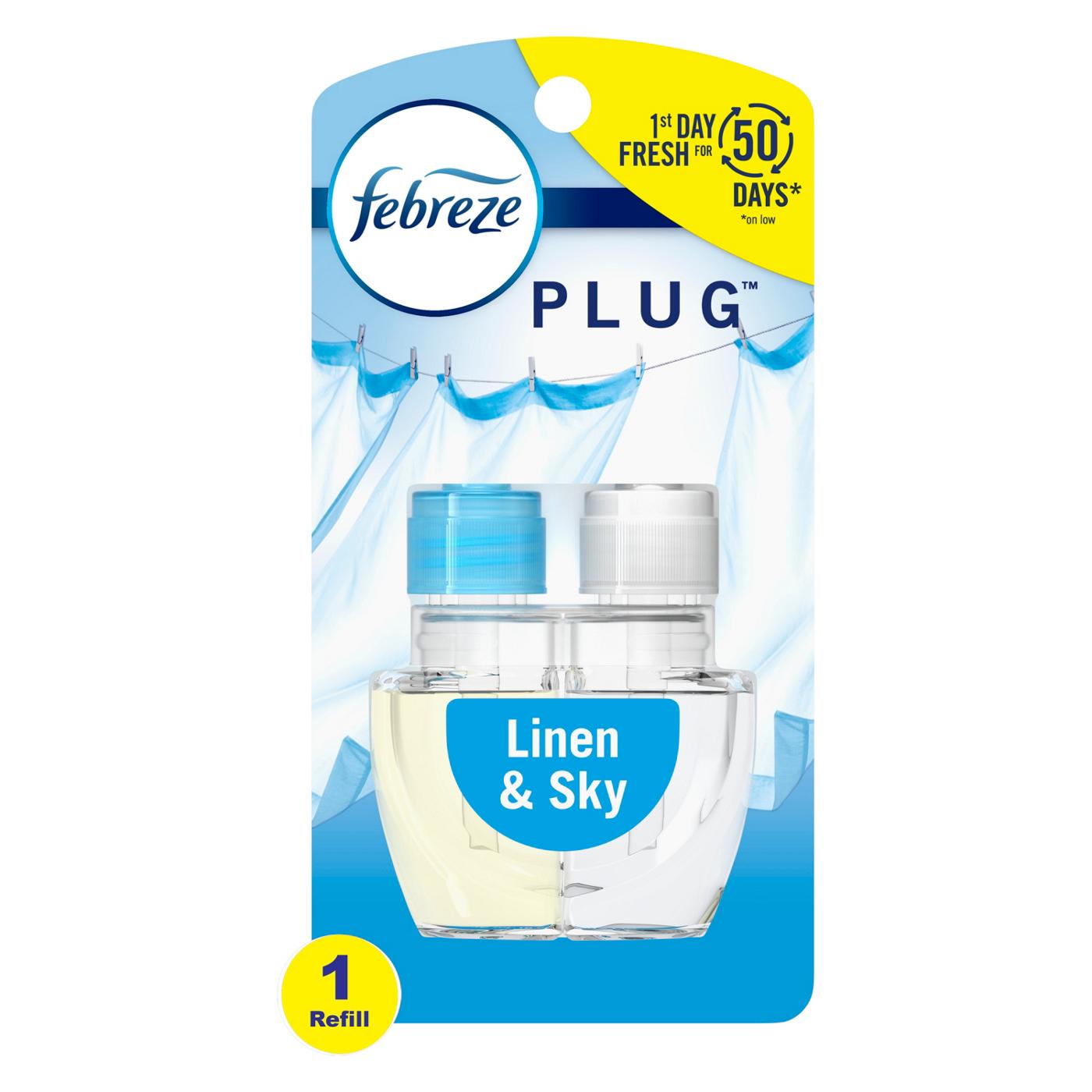 Febreze Plug Linen & Sky Scented Oil Refill - Shop Air fresheners at H-E-B