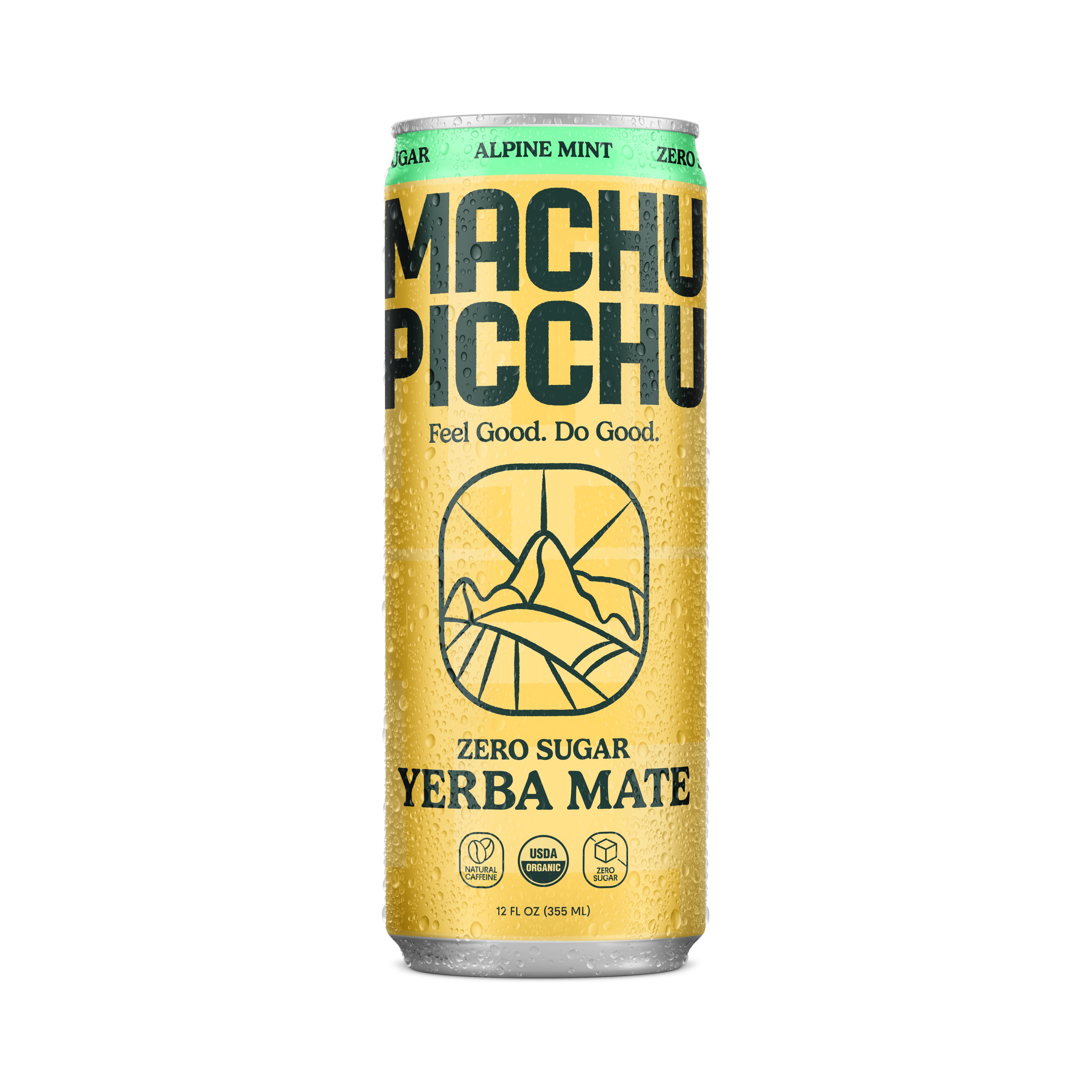 Machu Picchu Alpine Mint Zero Sugar Yerba Mate - Shop Sports & energy ...