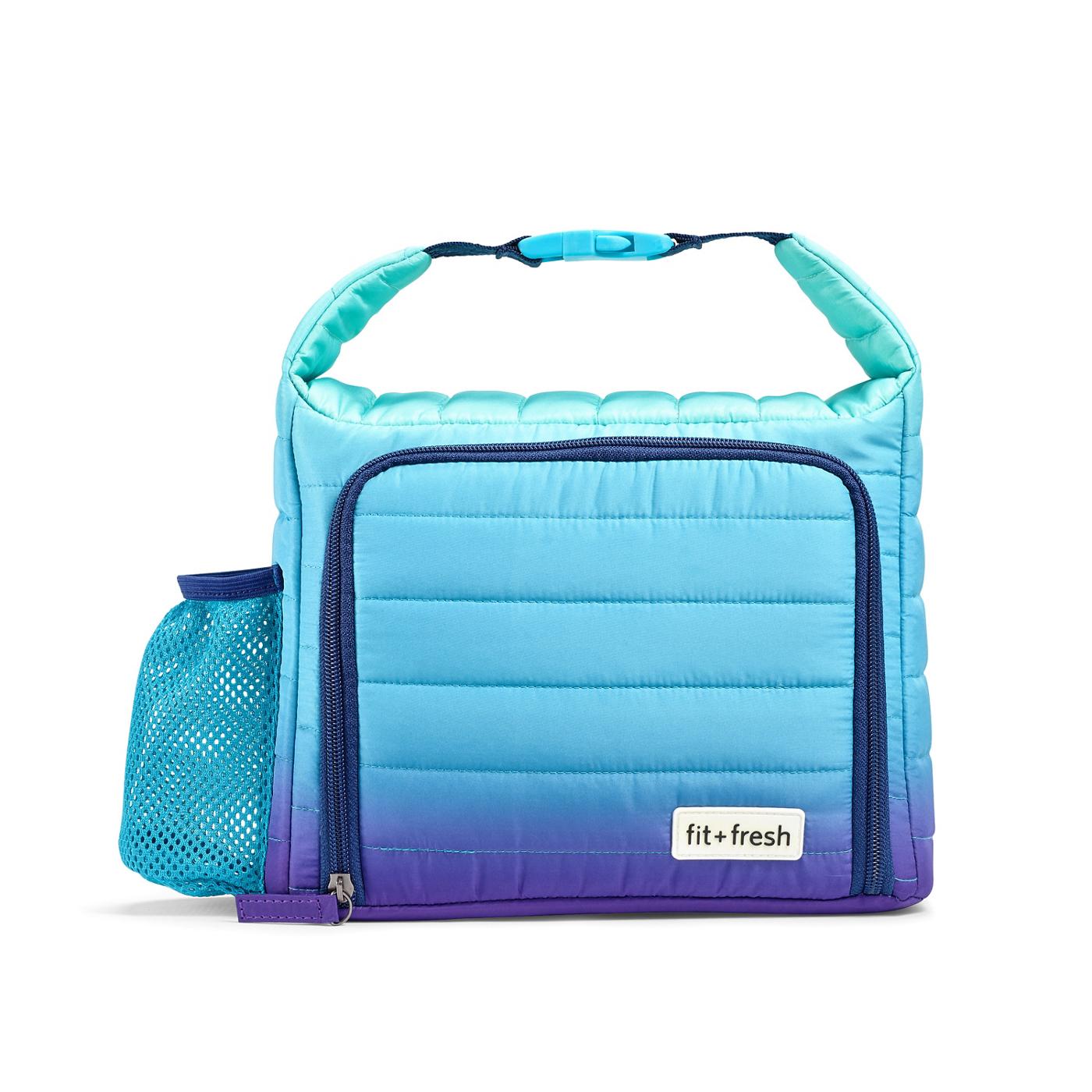 Fit + Fresh Willow Quilted Insulated Kids Lunch Kit - Ombre Blue - Shop ...