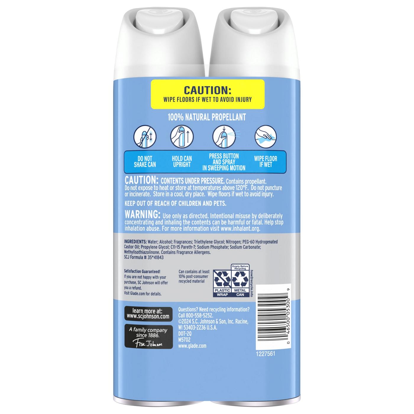 Glade Air Freshener Room Spray, Value Pack - Clean Linen - Shop Air ...