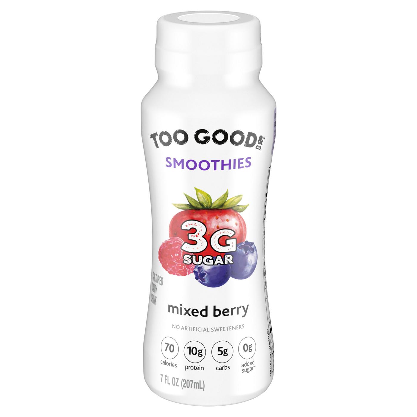 Too Good & Co. Smoothies Cultured Dairy Drink - Mixed Berry - Shop ...