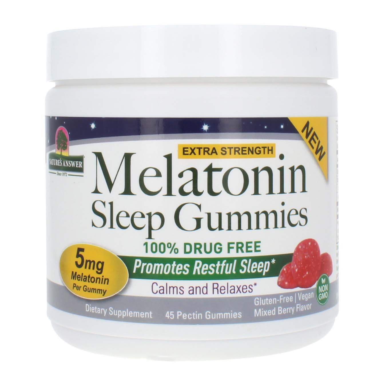 Nature's Answer Melatonin Sleep Gummies - Mixed Berry - Shop Sleep ...