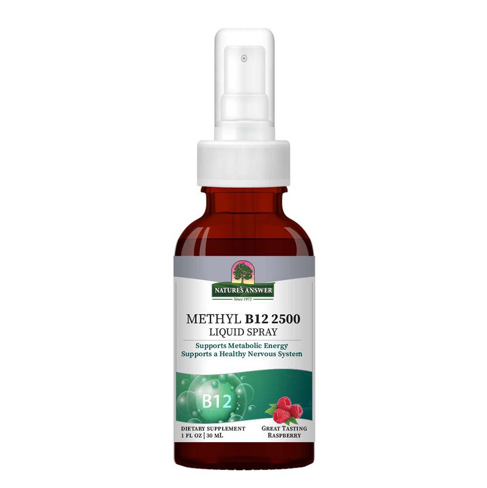 Nature's Answer Methyl B12 2500 Liquid Spray - Raspberry - Shop ...