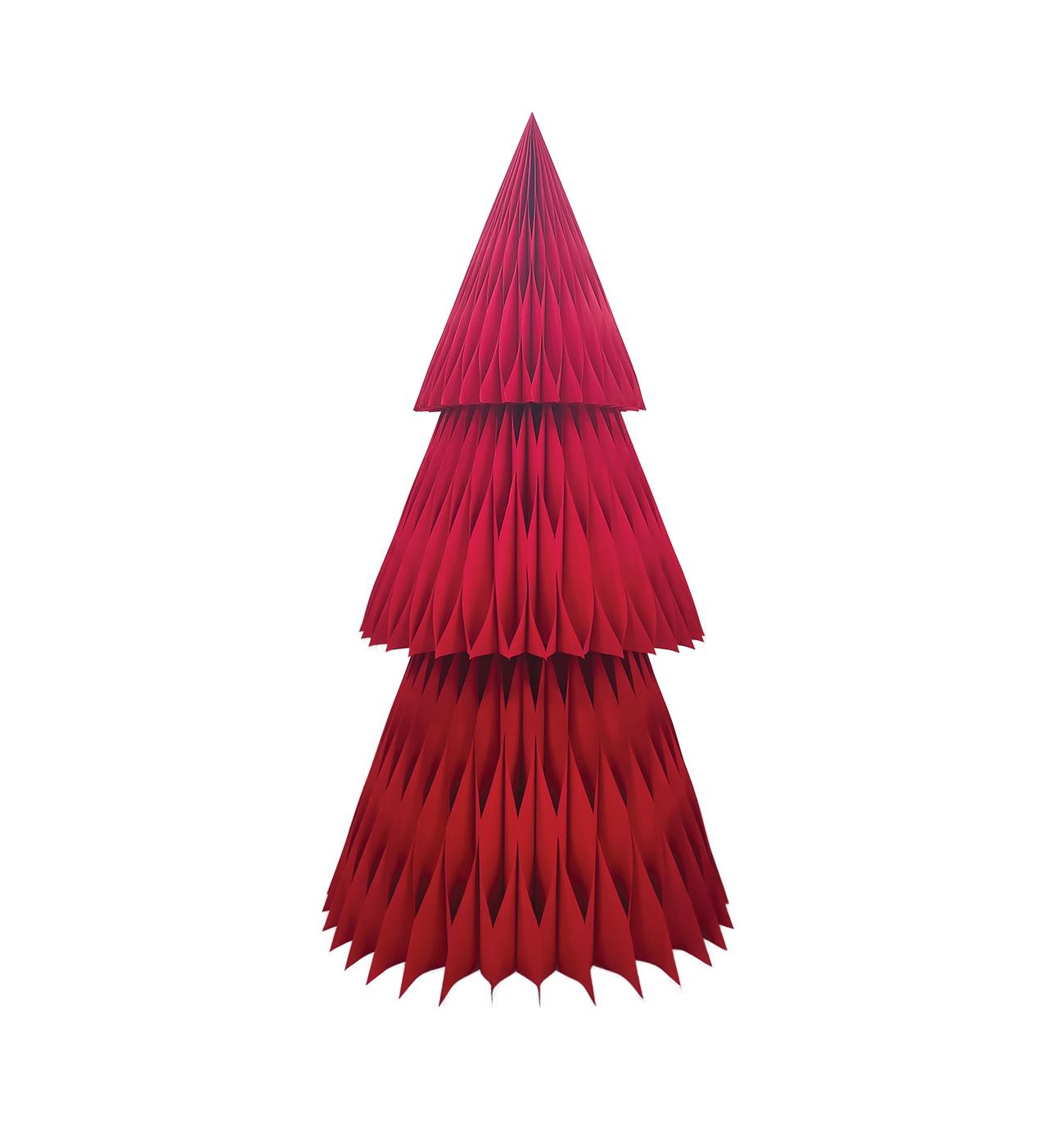 Destination Holiday Honeycomb Christmas Tree - Red - Shop Seasonal ...