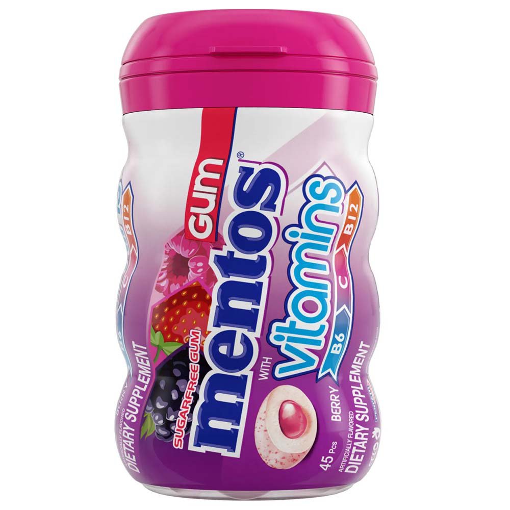 Mentos Vitamins Berry Sugarfree Gum Shop Gum And Mints At H E B