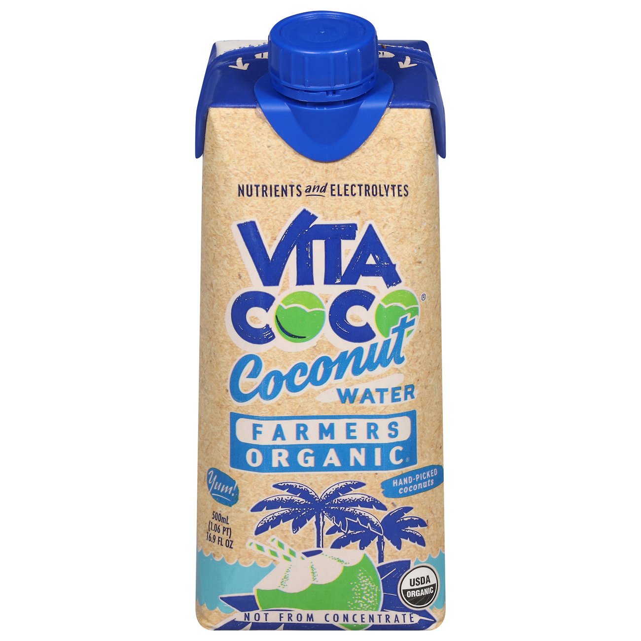 Vita Coco Farmers Organic Coconut Water 12 pk Bottles - Shop Coconut ...