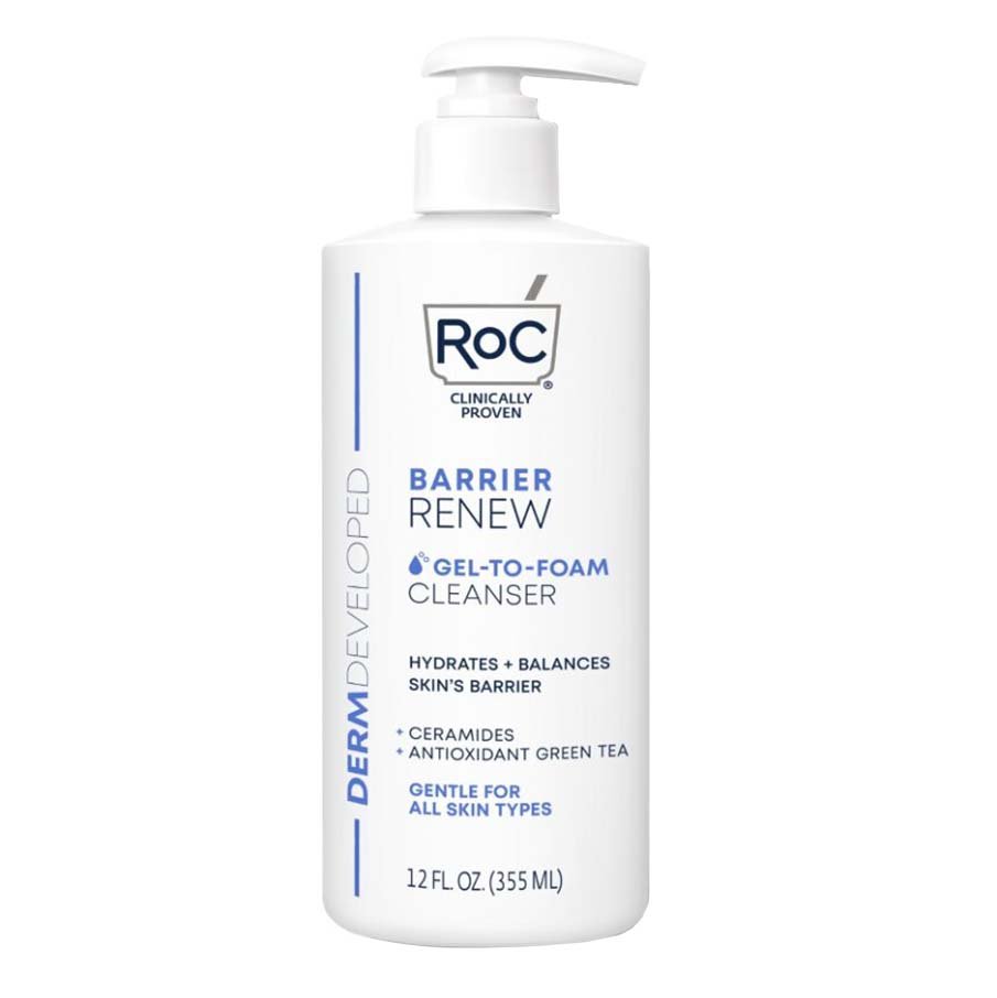 RoC Barrier Renew Gel-To-Foam Cleanser - Shop Facial cleansers & scrubs ...