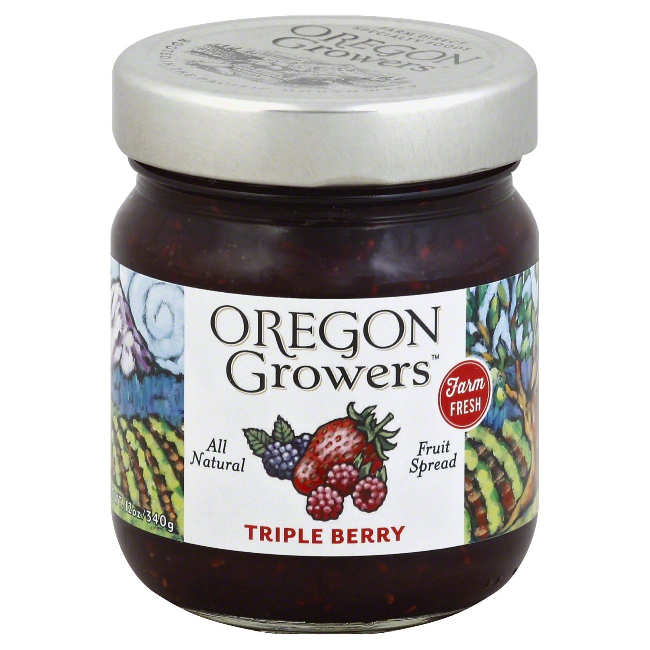 Oregon Growers Triple Berry Fruit Spread, 12 oz | Central Market ...