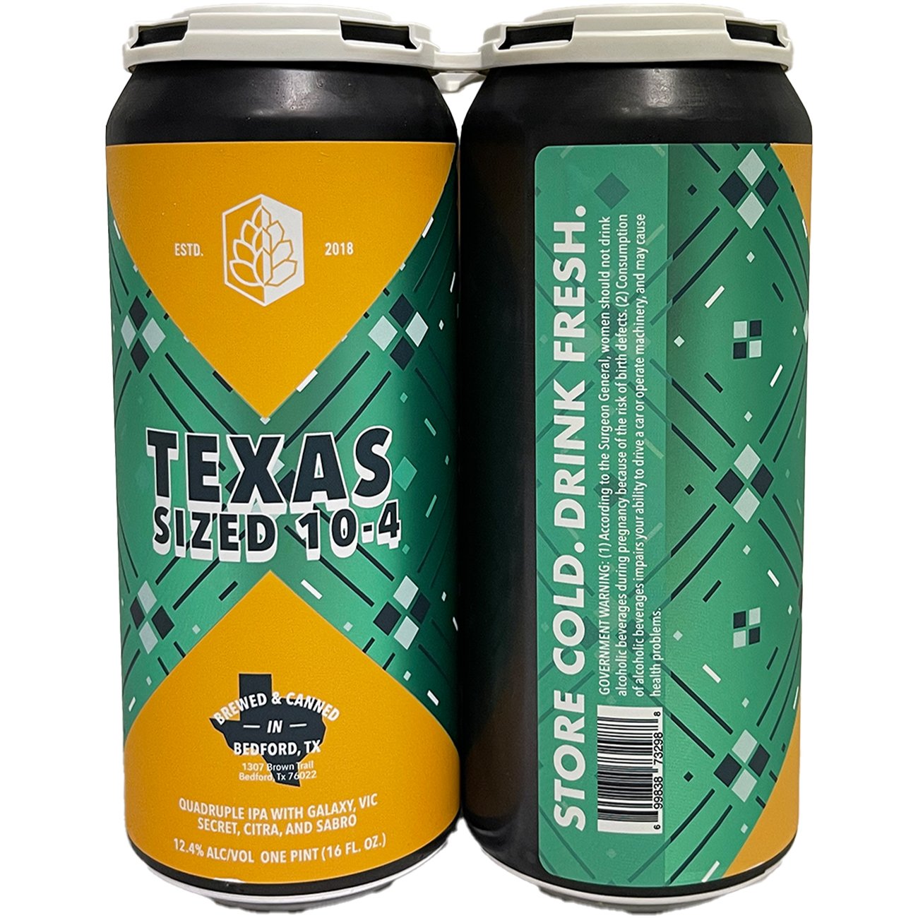 Turning Point Beer Texas Sized 10-4 Quadriple IPA 4 pk Cans - Shop Beer ...