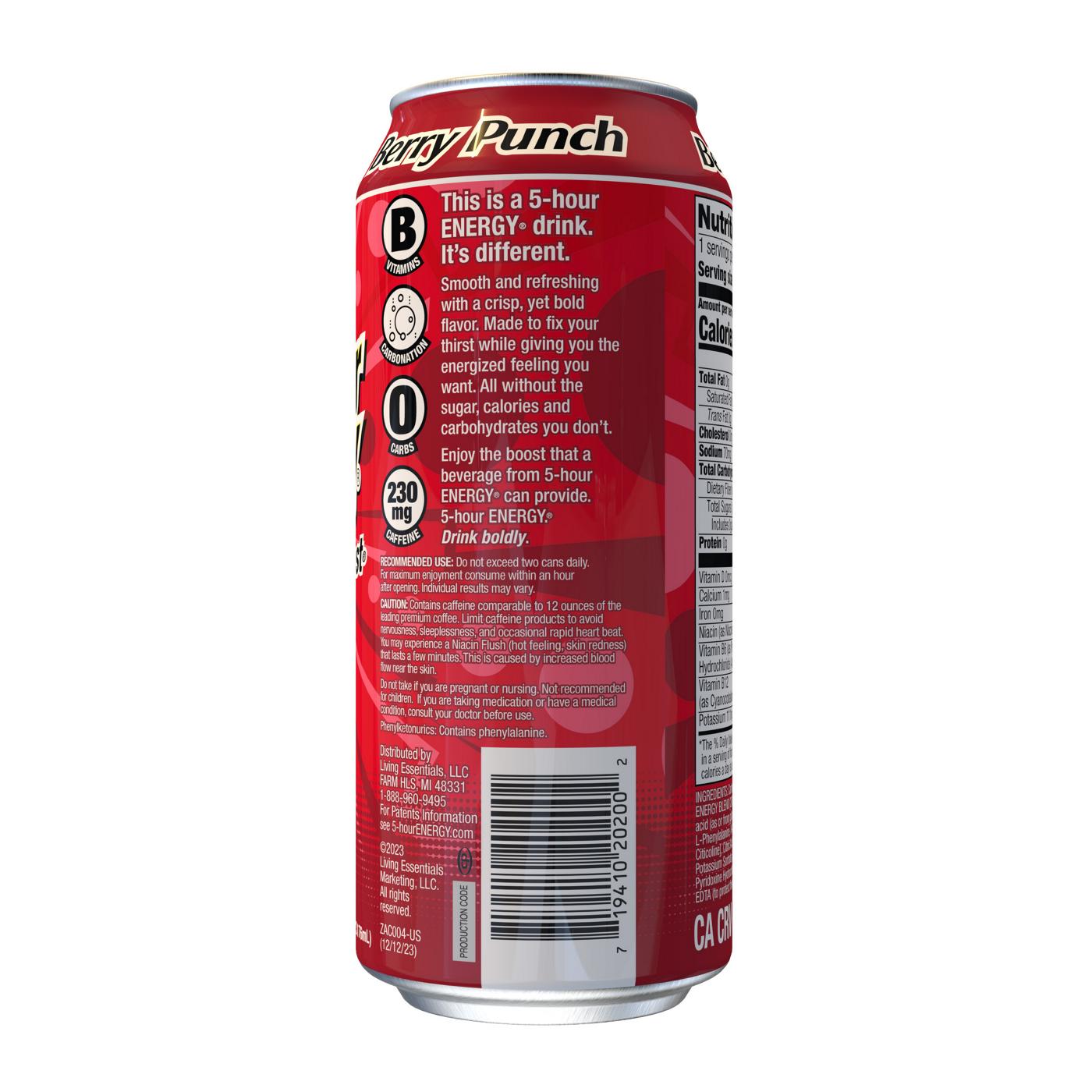 5-hour ENERGY Drink - Berry Punch - Shop Sports & energy drinks at H-E-B