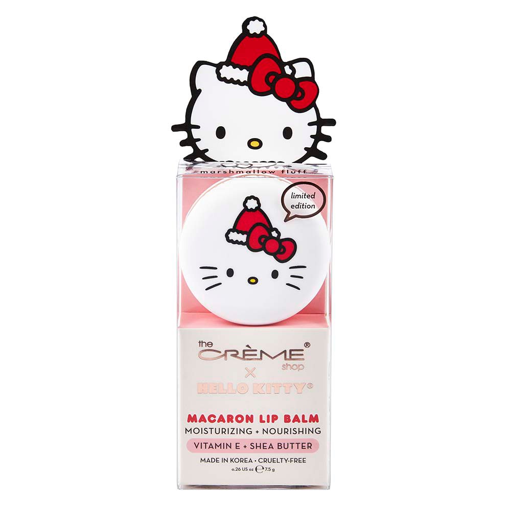 The Crème Shop X Hello Kitty Macaron Lip Balm - Marshmallow Fluff ...