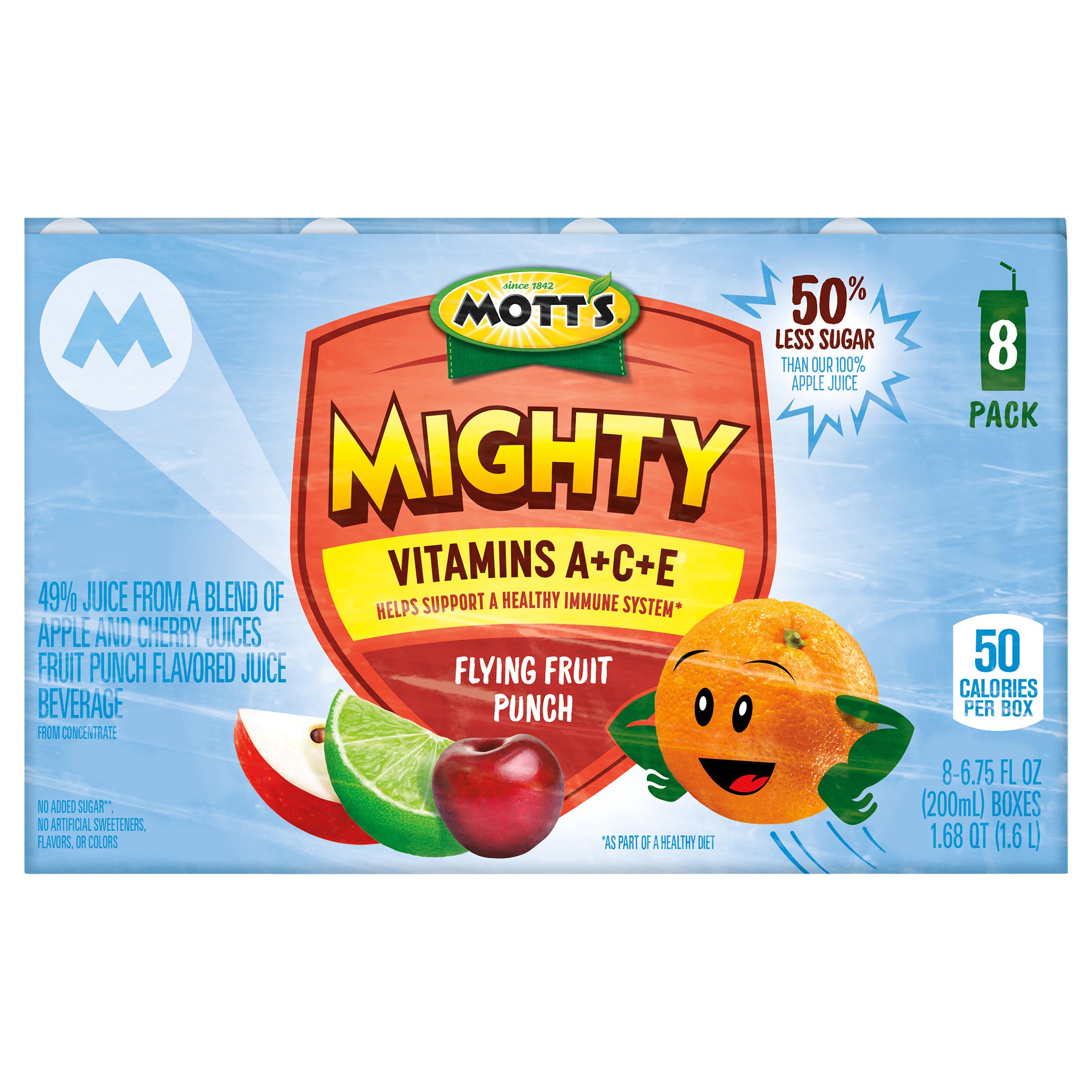 Mott's Mighty Flyin' Fruit Punch 6.75 oz Boxes - Shop Juice at H-E-B