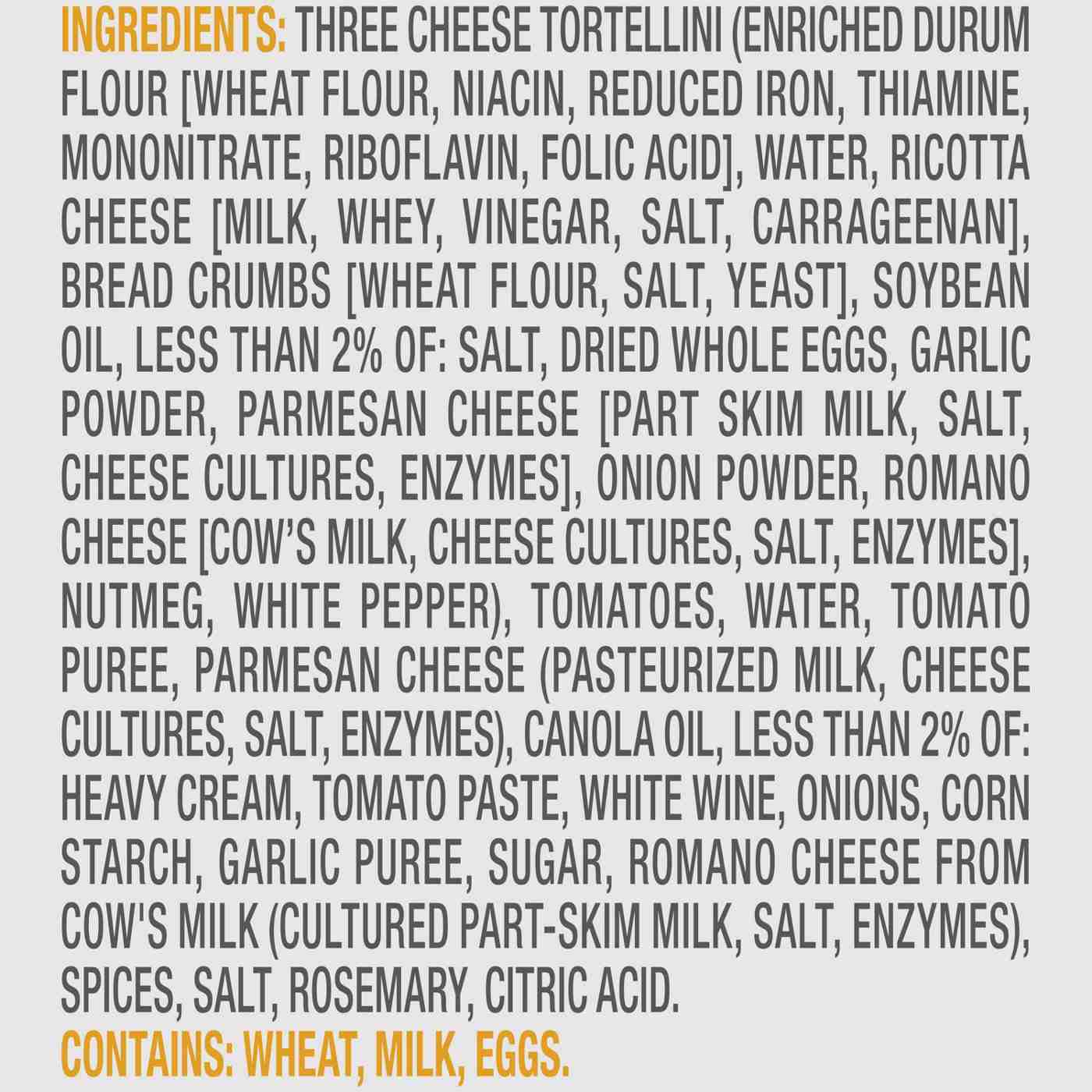 Evol Three Cheese Tortellini Frozen Meal - Shop Entrees & sides at H-E-B
