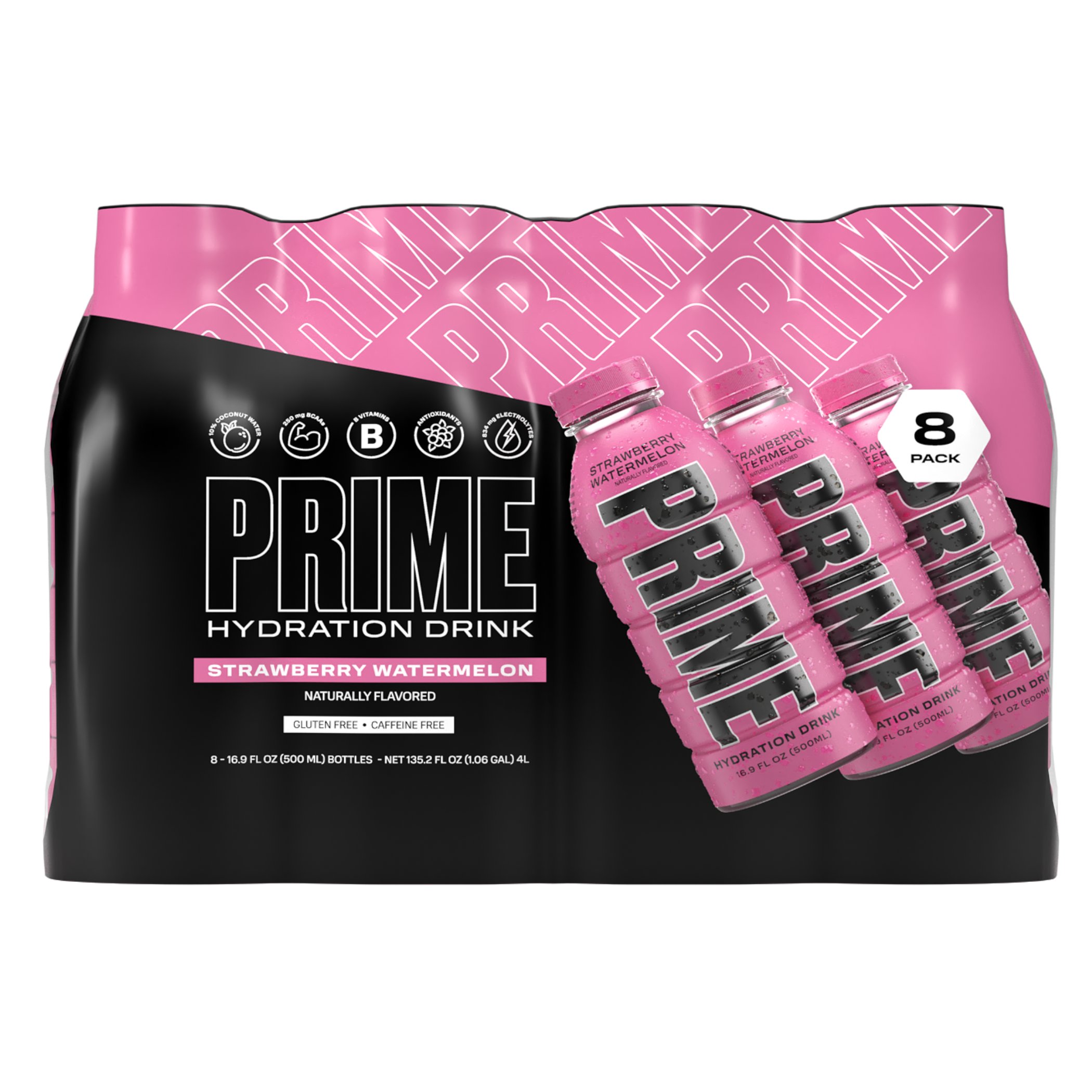 Prime Hydration Strawberry Watermelon Hydration Drink 8 pk Bottles ... Prime Hydration Strawberry Watermelon Hydration Drink 8 pk Bottles ...