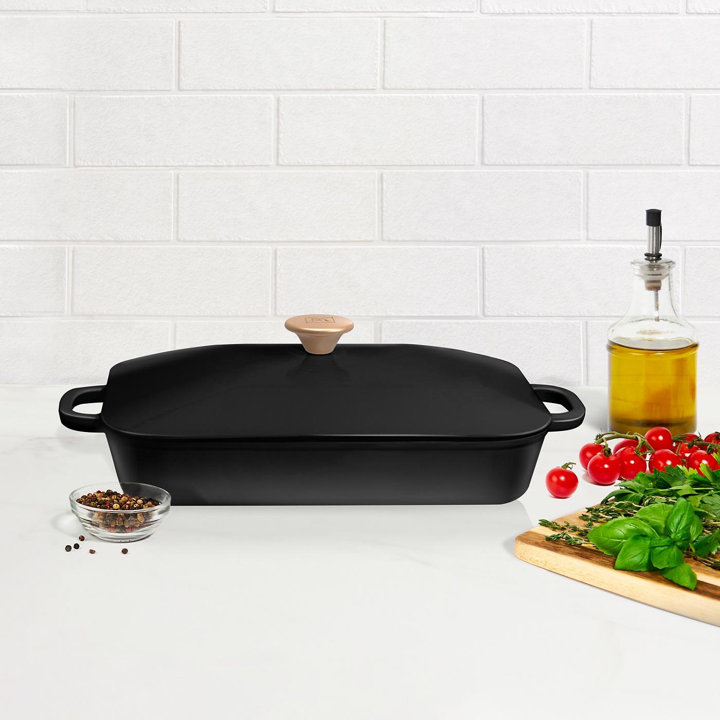 Kitchen & Table by H-E-B Enameled Cast Iron Bake Dish - Classic Black ...