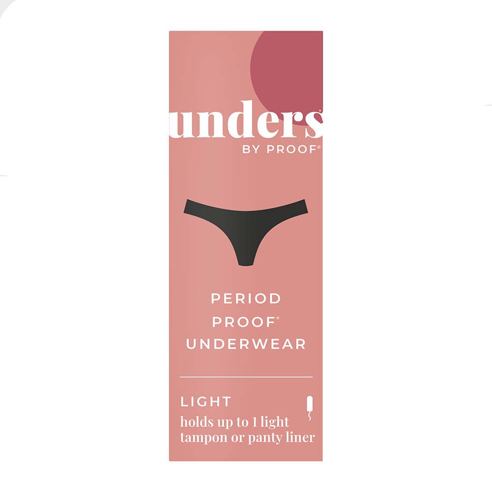 Unders by Proof Women's Light Absorbency Period Underwear - Shop Pads & liners at H-E-B