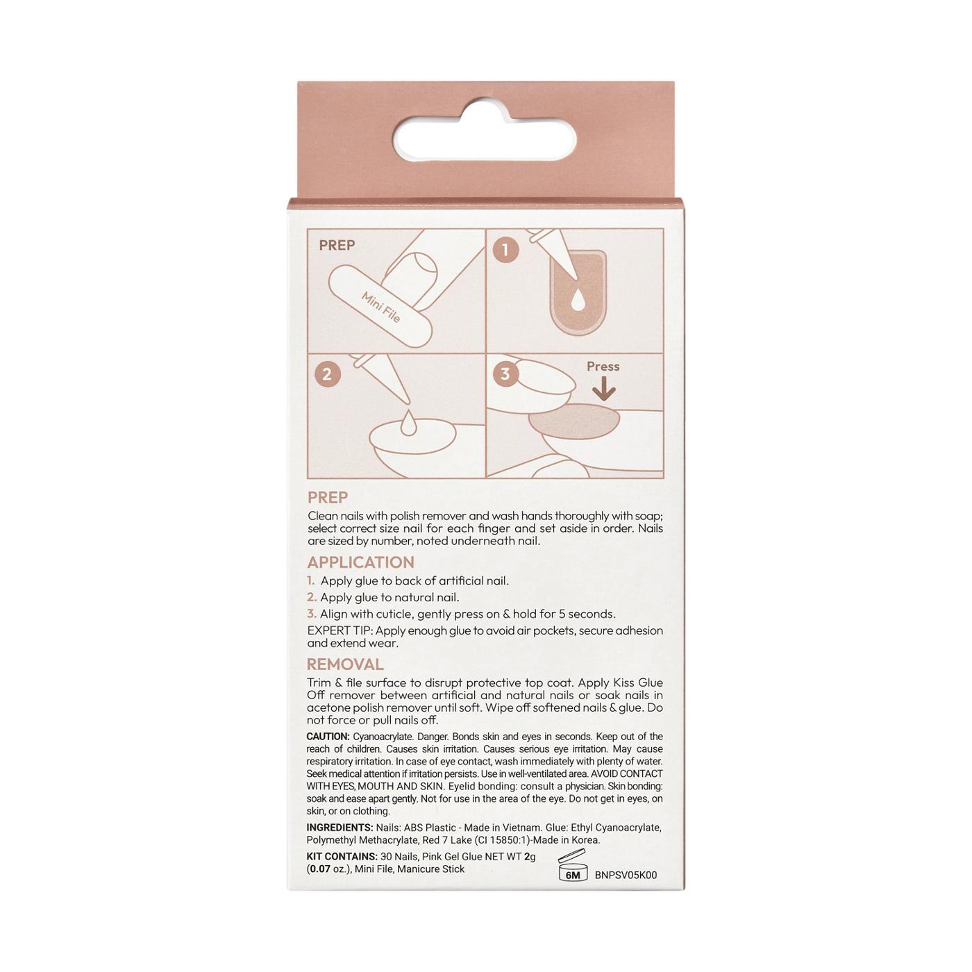 KISS Bare But Better Premium Nails - Mocha - Shop Nail sets at H-E-B