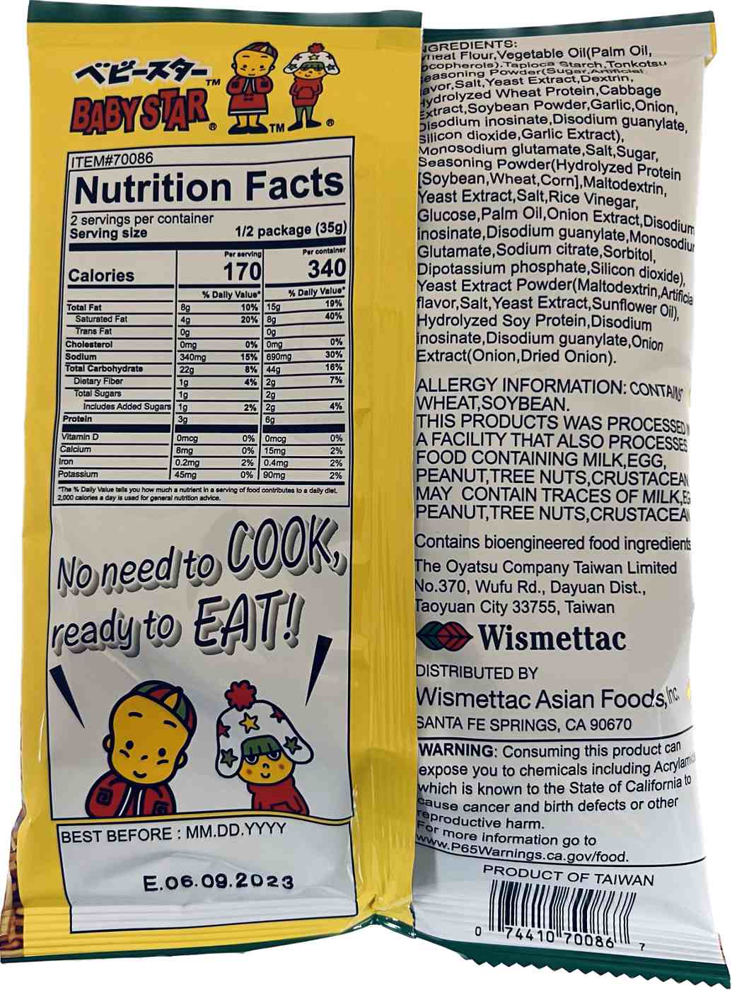 Baby Star Crispy Ramen Snack Tonkotsu - Shop Chips at H-E-B