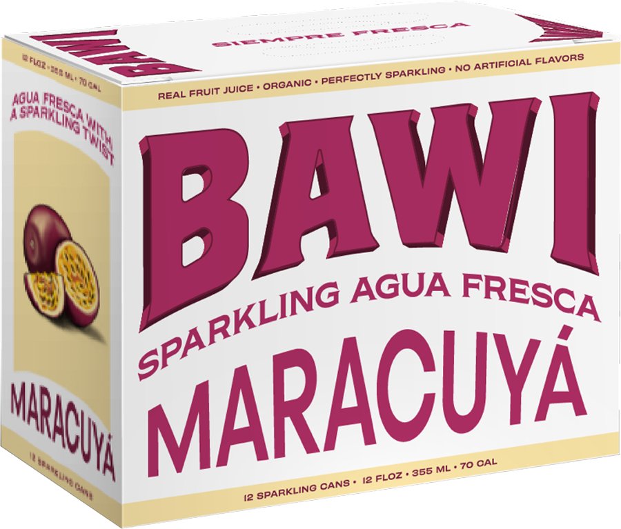 Bawi Passionfruit Sparkling Agua Fresca 12 oz Cans, 12 pk | Central ...