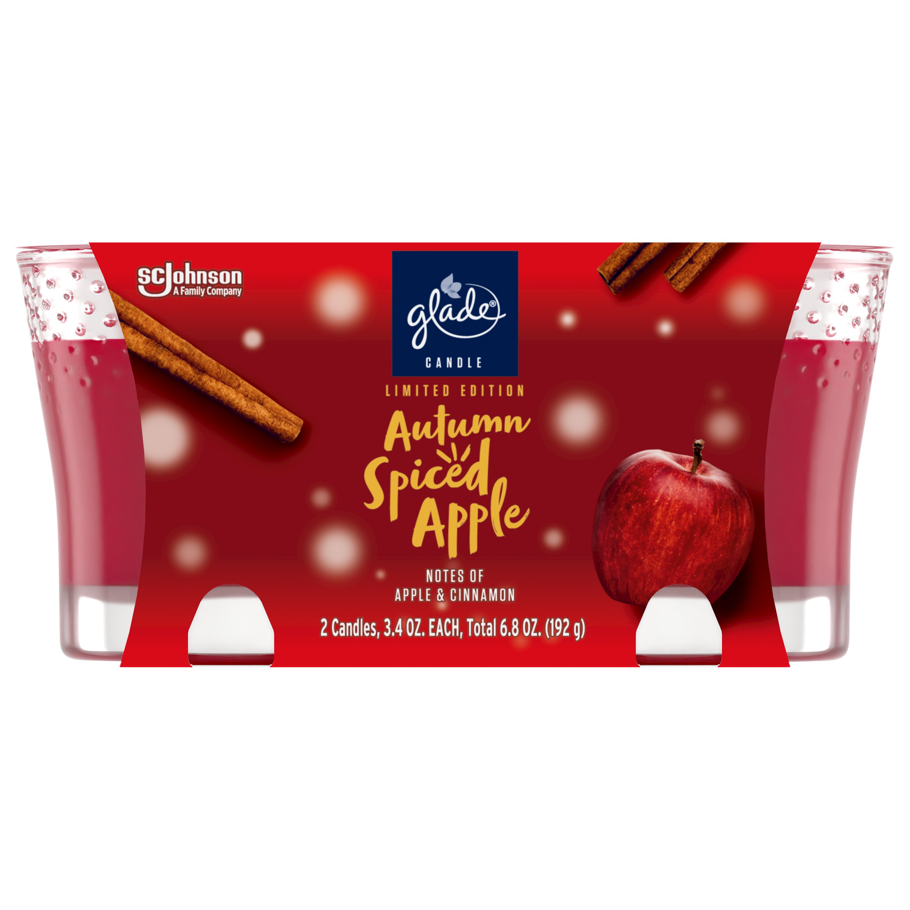 Glade Autumn Spiced Apple Candles - Shop Air fresheners at H-E-B