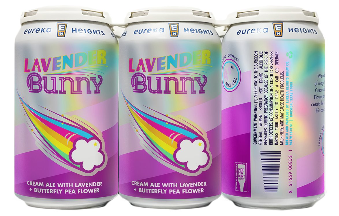 Eureka Heights Lavender Bunny Cream Ale Beer 6 pk Cans - Shop Beer at H-E-B