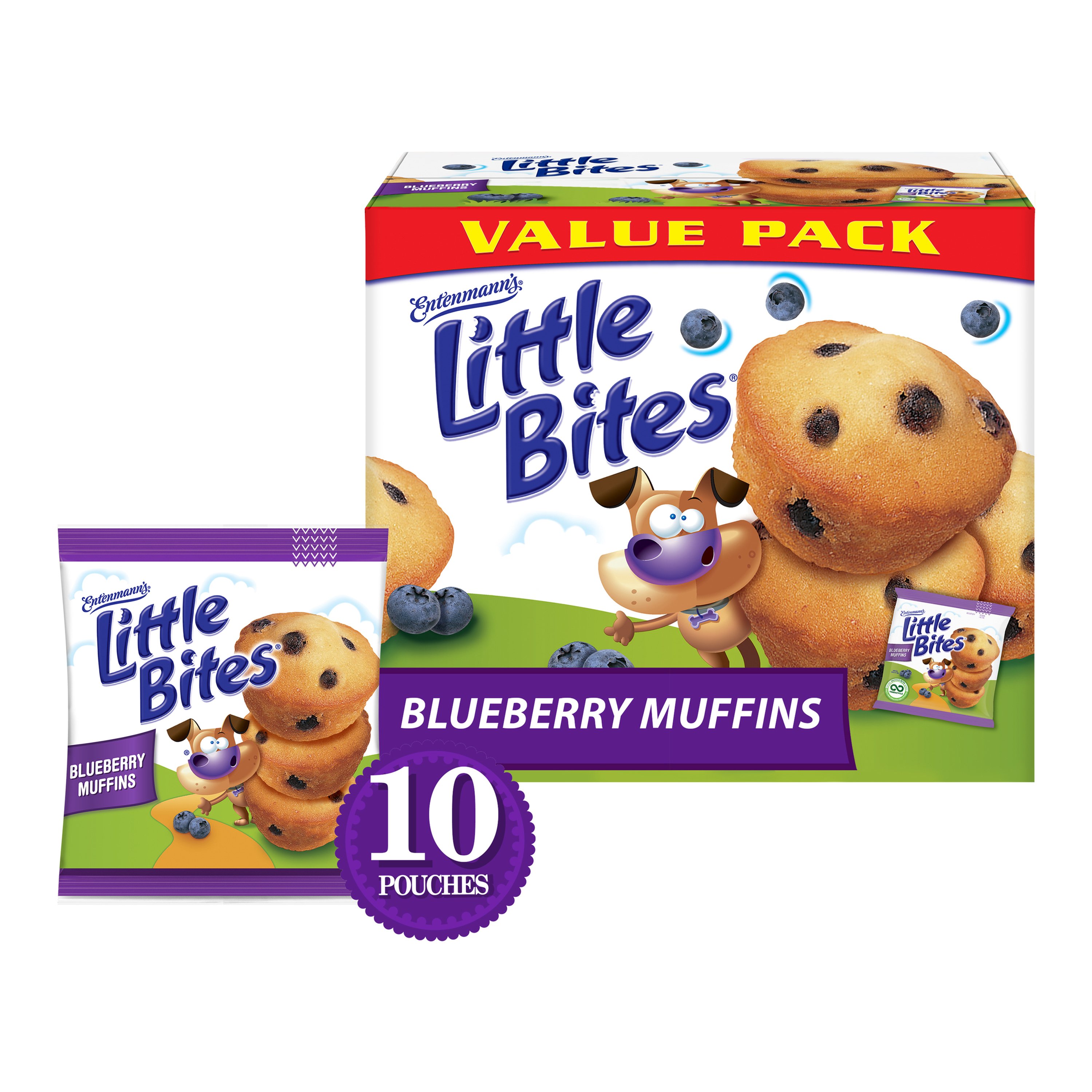 Entenmann's Little Bites Blueberry Mini Muffins Value Pack - Shop Snack ...