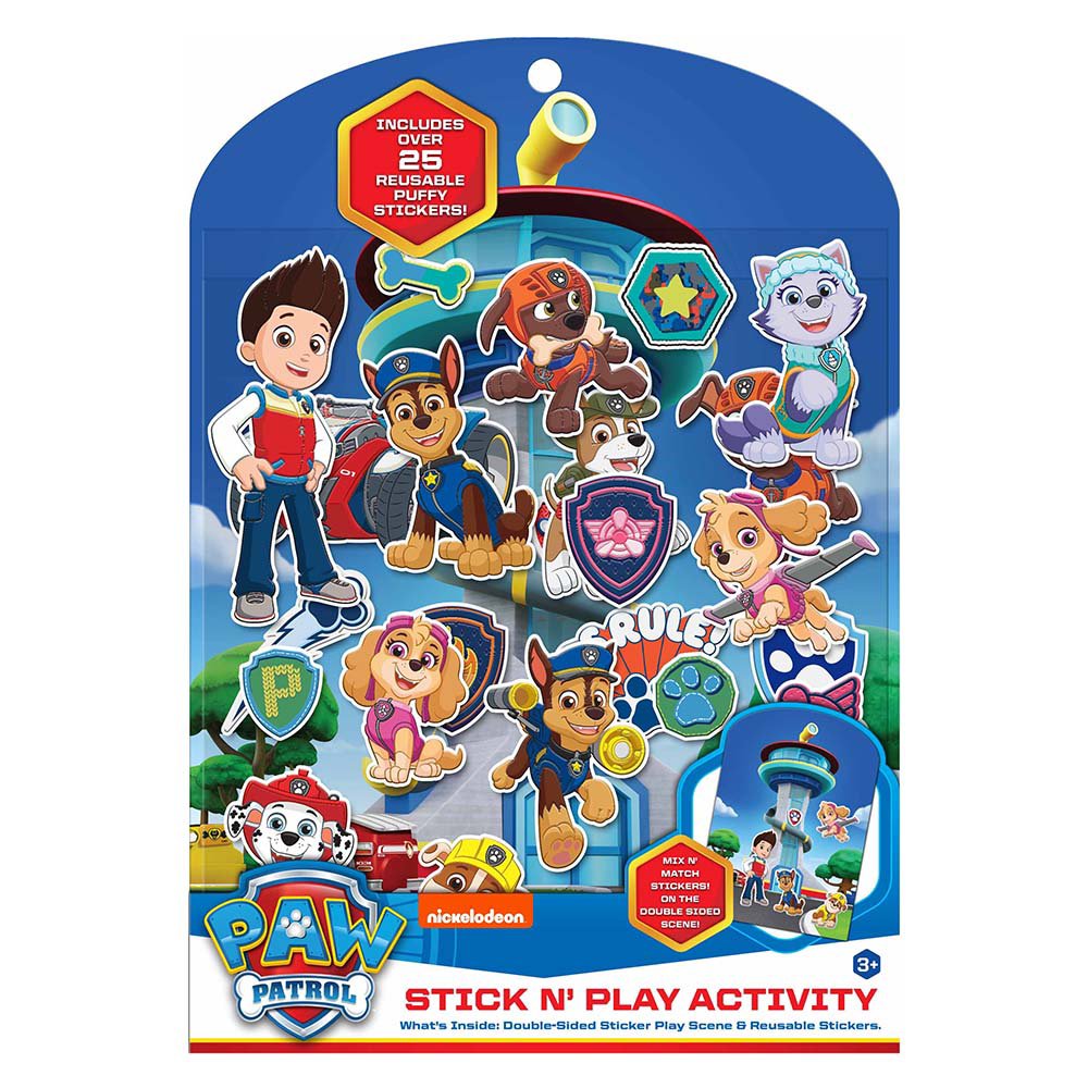 Paw Patrol Stick n' Play Activity Book - Shop Books & coloring at H-E-B
