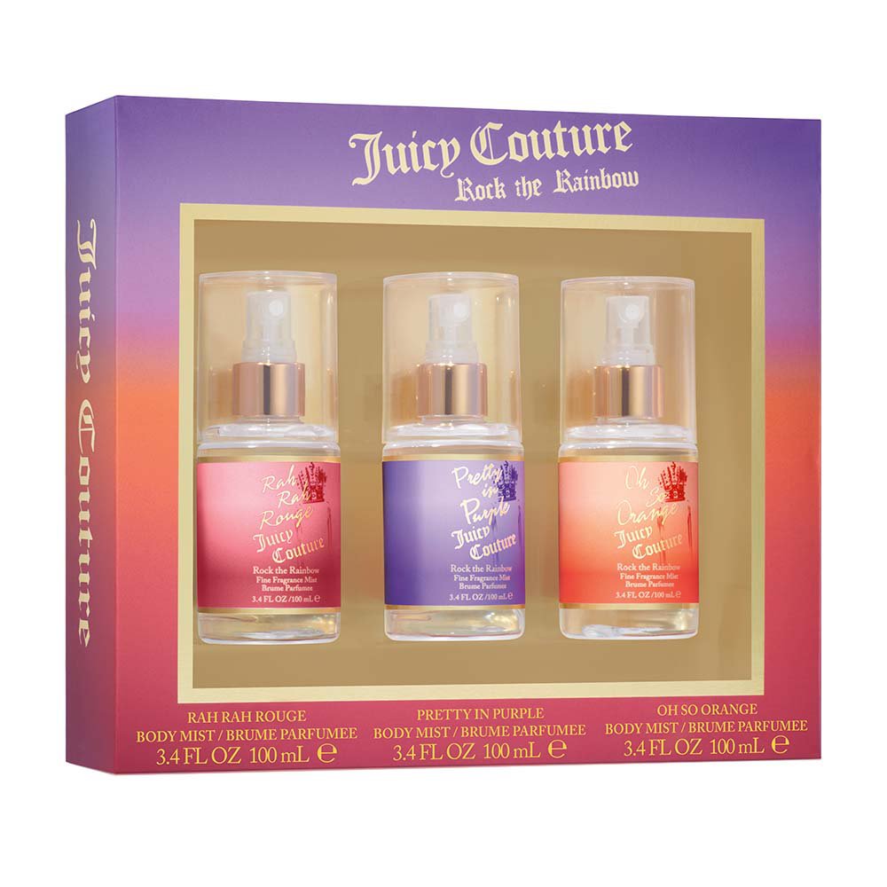 Juicy Couture Rock The Rainbow 3 Piece Body Mist Set - Shop Fragrance ...