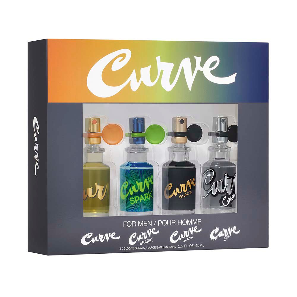 Curve Men's 4 Piece Spray Set - Shop Fragrance at H-E-B