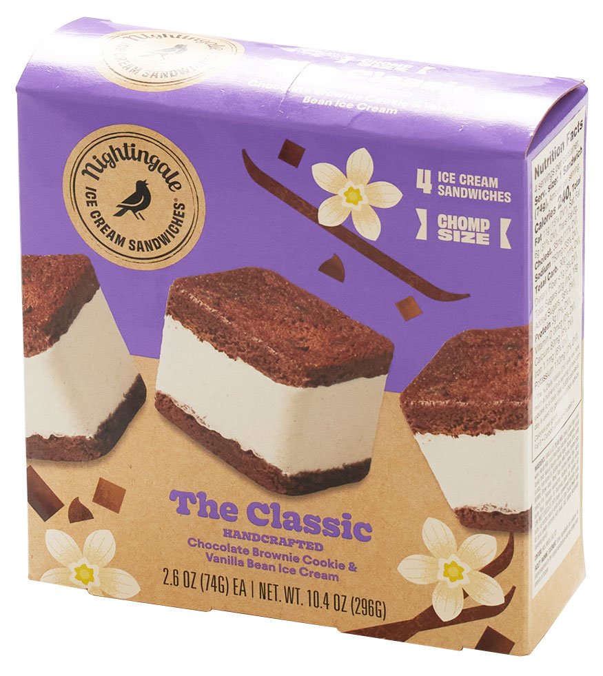 Nightingale The Classic Chomp Ice Cream Sandwiches - Shop Cones & sandwiches at H-E-B