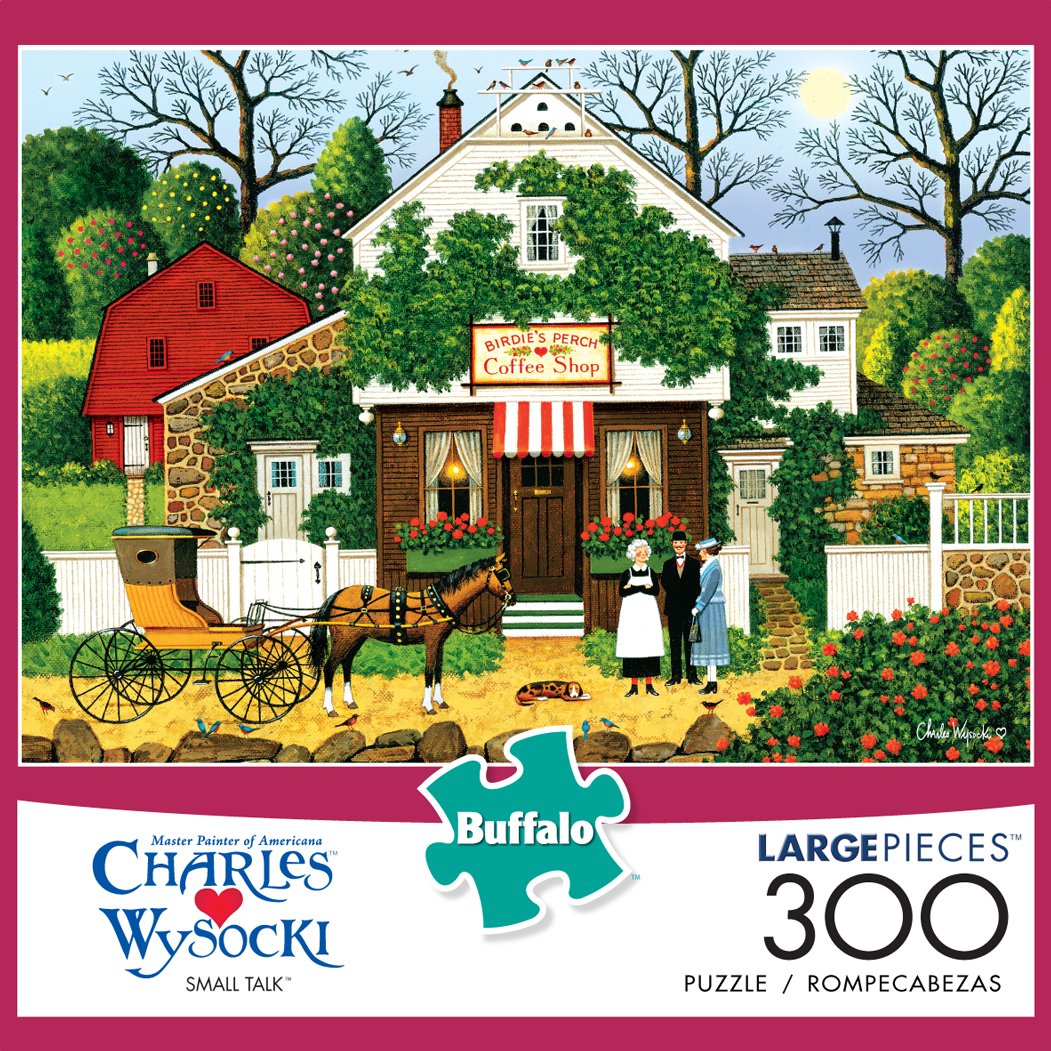 Buffalo Games Charles Wysocki Small Talk Jigsaw Puzzle - Shop Puzzles ...