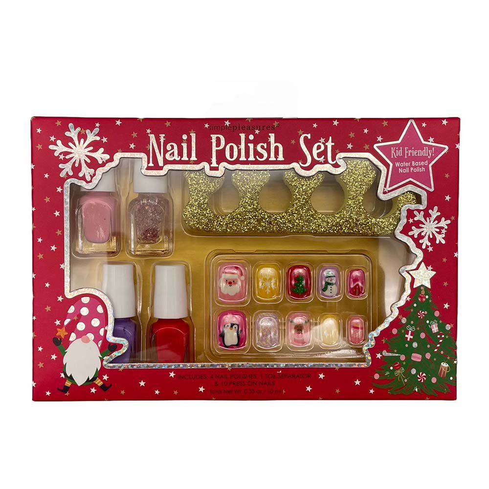 Simple Pleasures Holiday Mani Pedi Gift Set - Shop Makeup Palettes ...